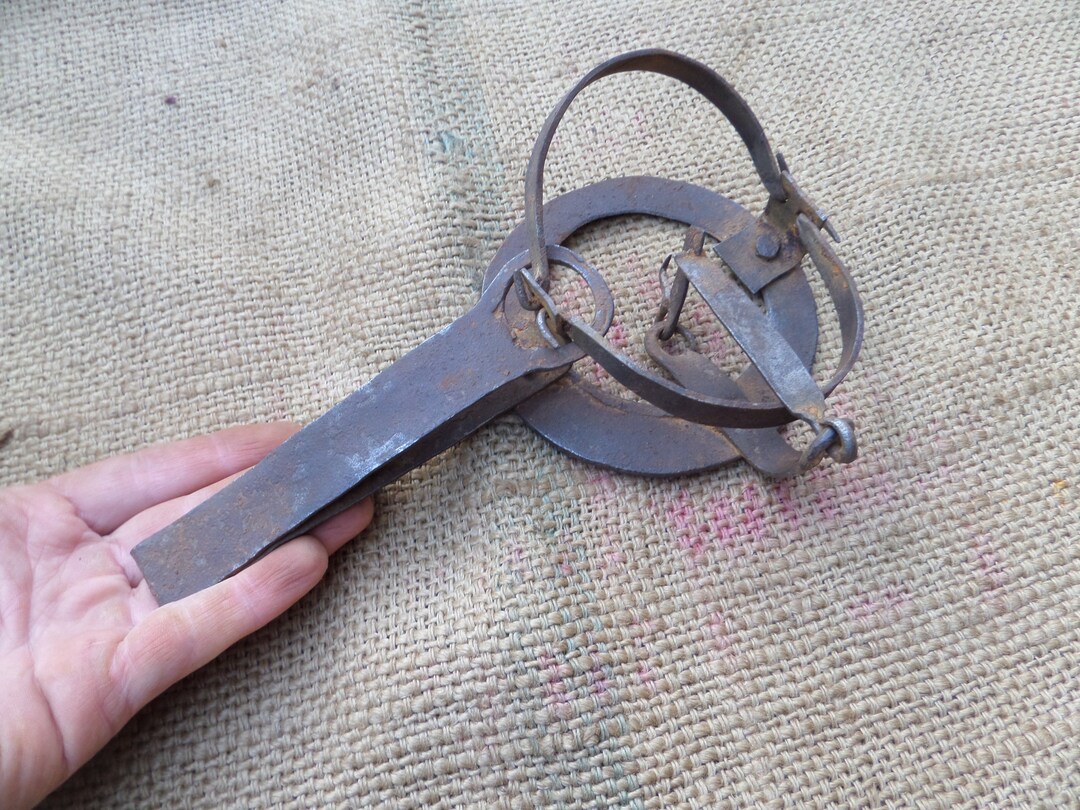 Small Antique Vintage Mouse Mice Animal Trap Blacksmith Hand Forged ...