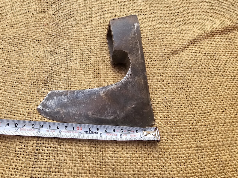 Antique Hand Forged Bearded Axe Head Vintage Hatchet Felling Splitting ...