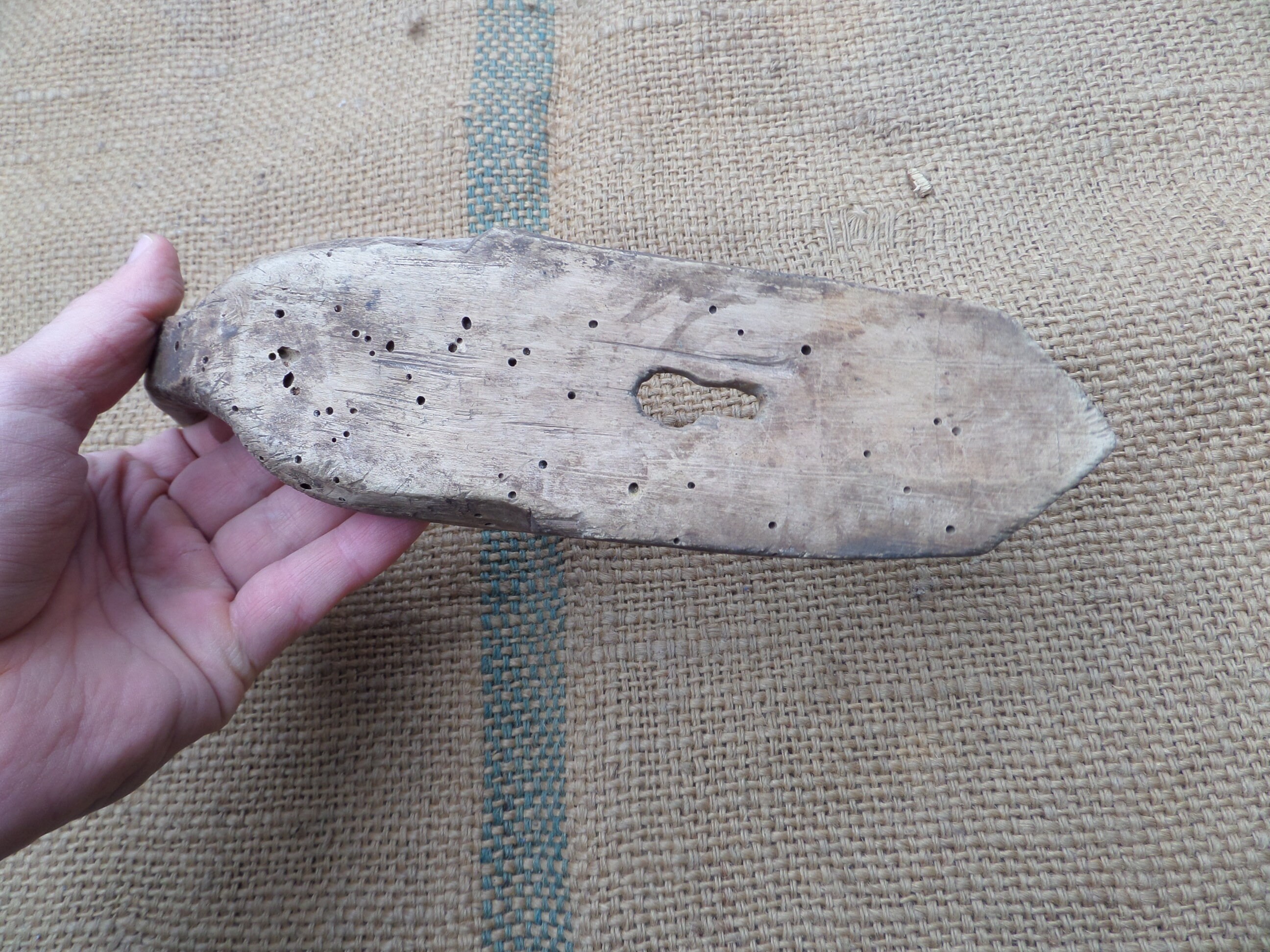 Vintage Harvesting Hook Harvest Grain Farm Wooden Hook Antique Wood ...