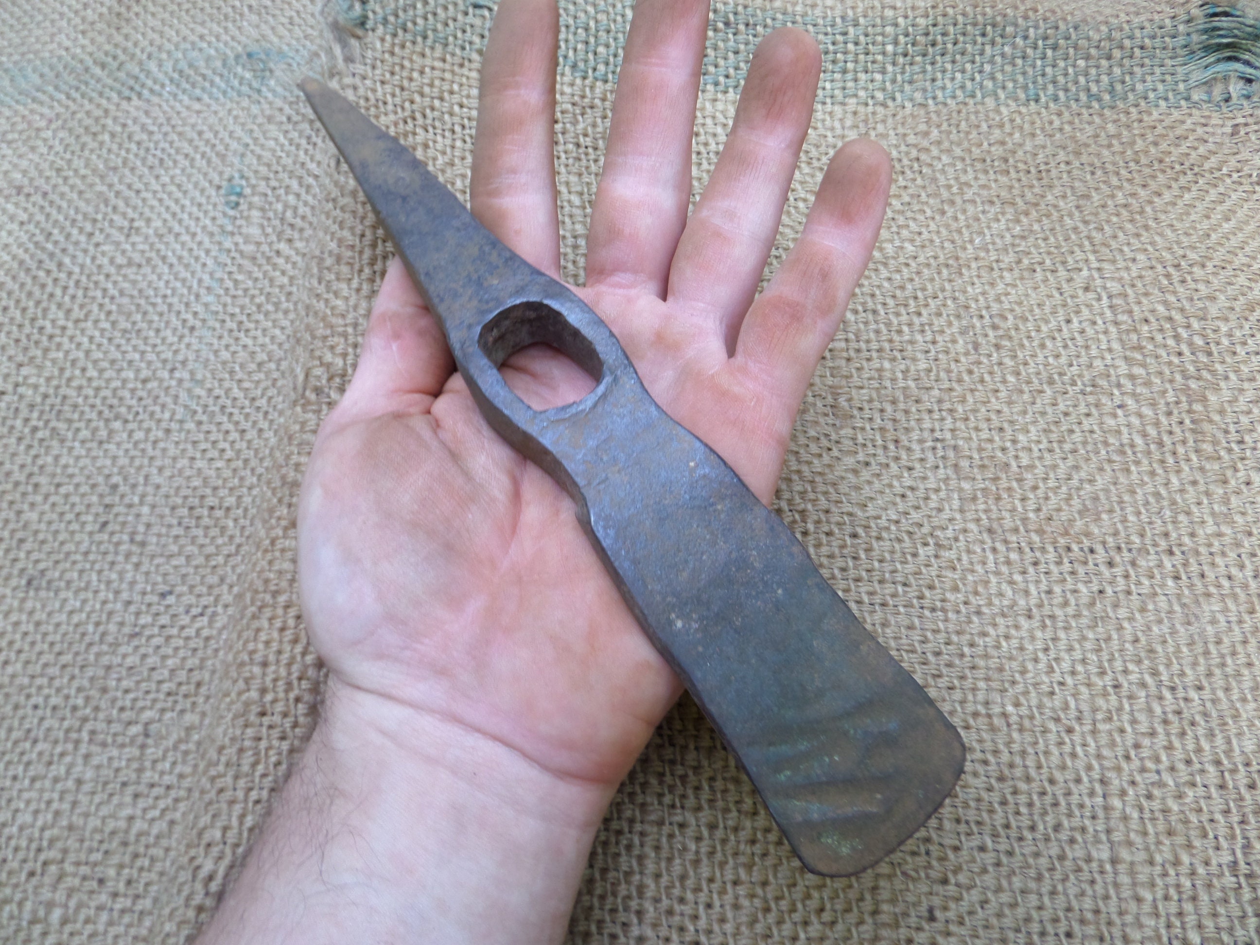 Antique Hand Forged Pickaxe Axe Tool Ice Axe - Etsy