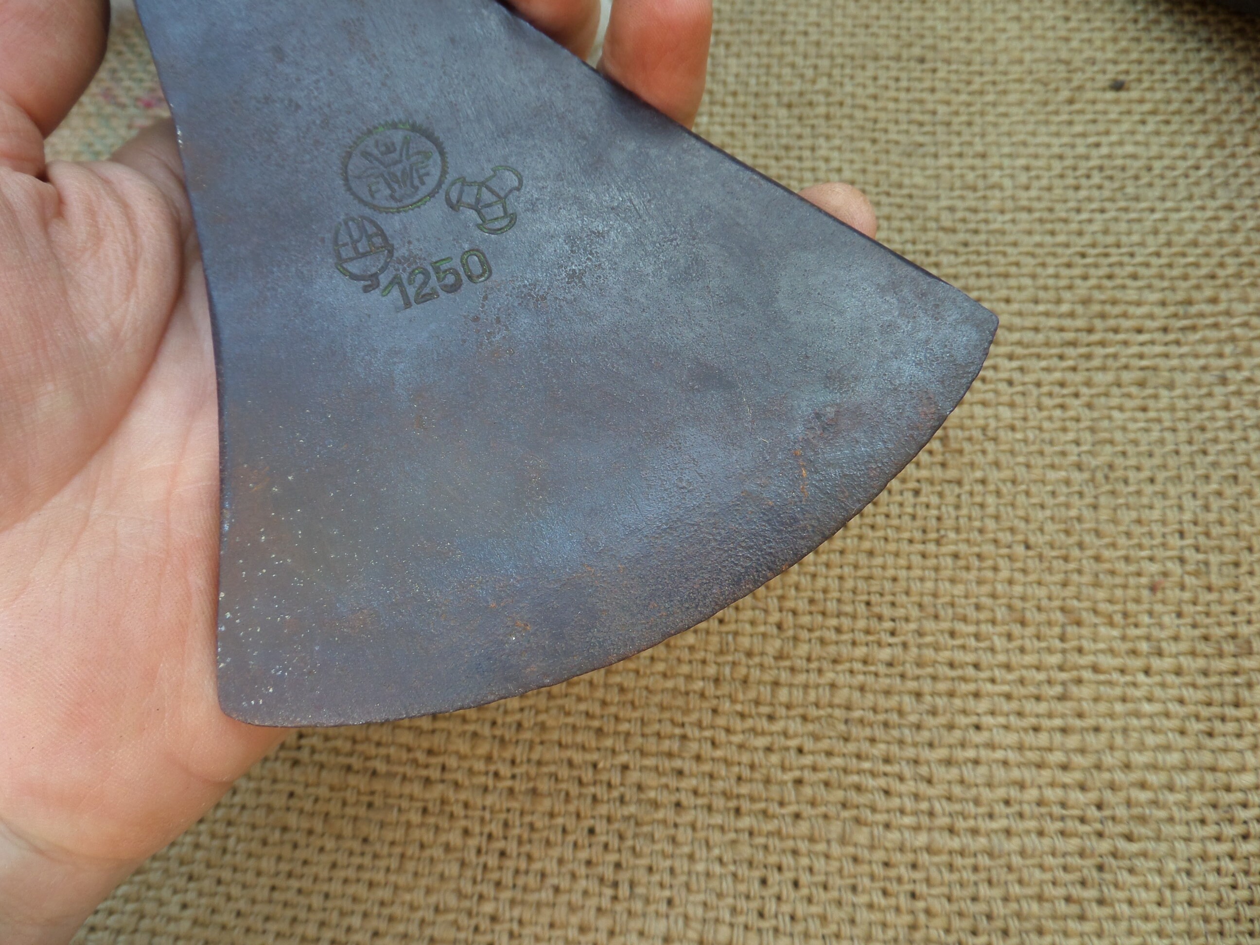 OCHSENKOPF Vintage German Felling Axe Head Woodworking Carpenter's ...