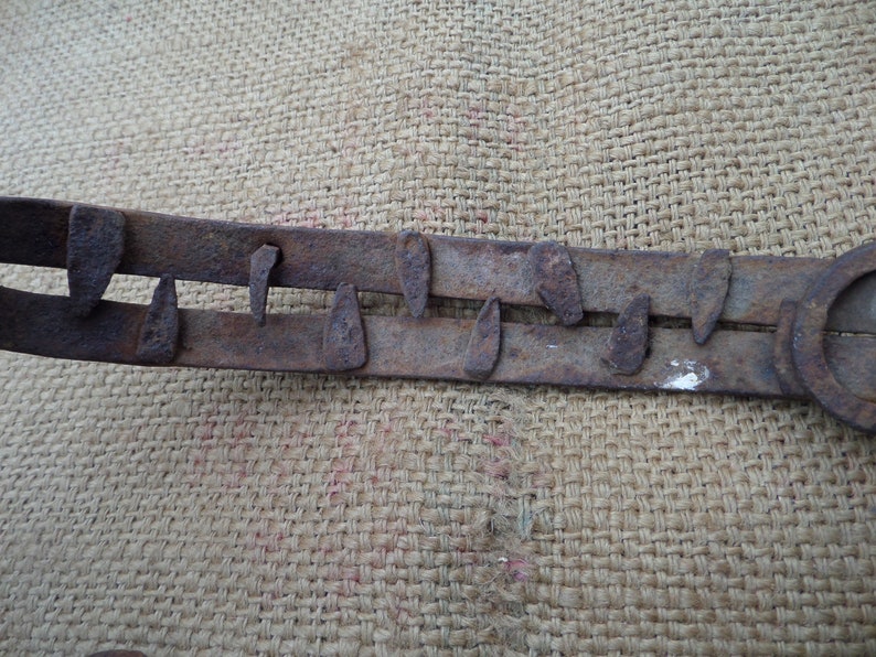 Antique Wolf Trap Wrought Iron Blacksmith Hand Forged 19th - Etsy