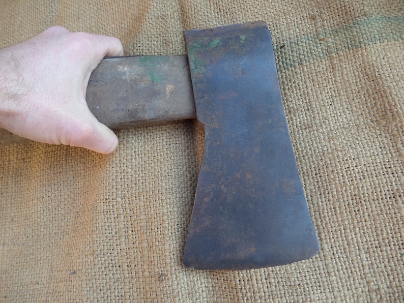 Scarce Huge 6 Lb. Vintage Antique German Axe Felling Splitting Logging ...