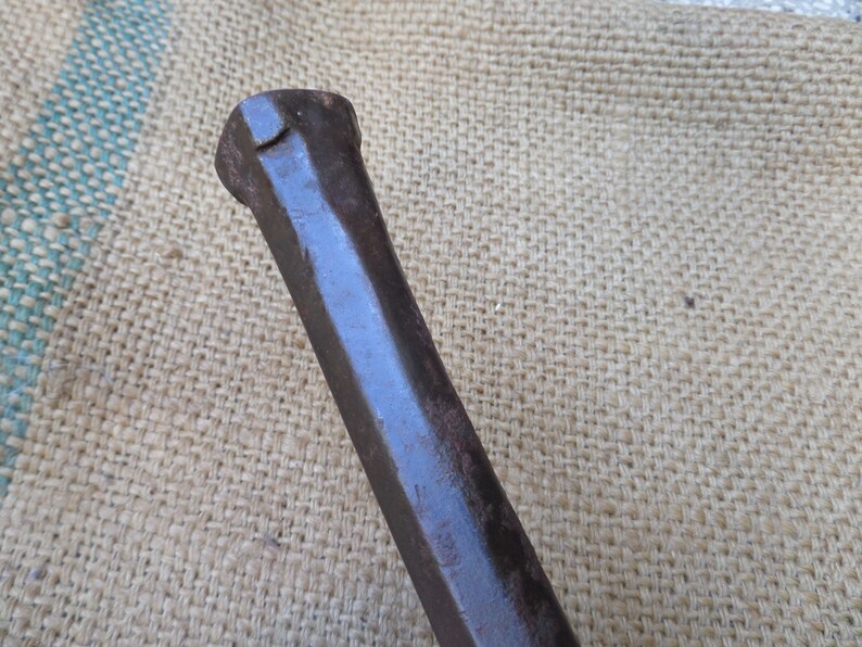 Antique Vintage Scythe Sickle Sharpening Peening Anvil Blacksmith Hand ...
