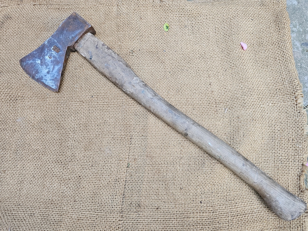 Vintage German Axe Rheinland Hatchet Camping Bushcraft Forest Antique ...