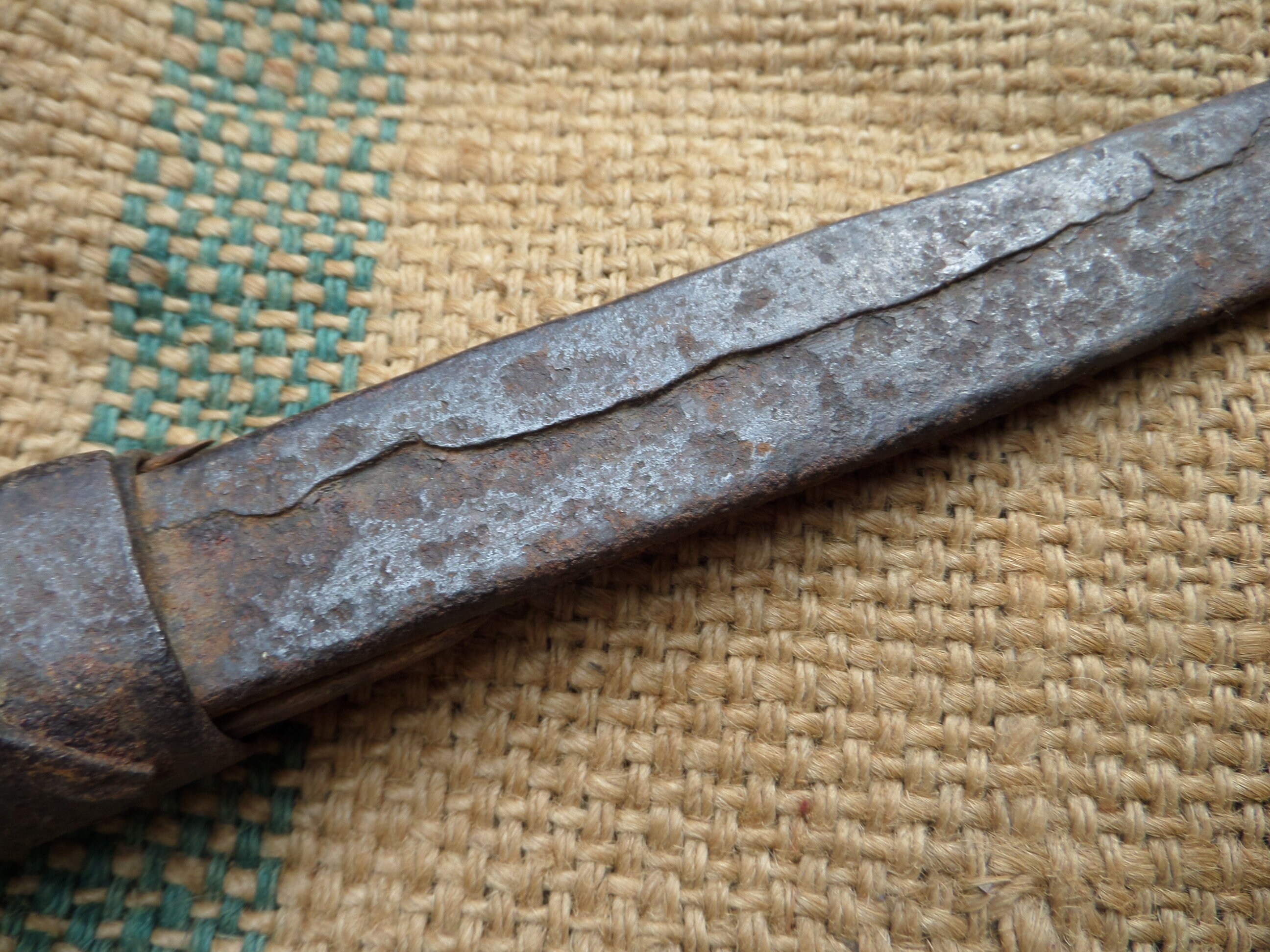 Vintage Antique Billhook Falx Axe Weapon Hand Made Forged Wrought Iron ...