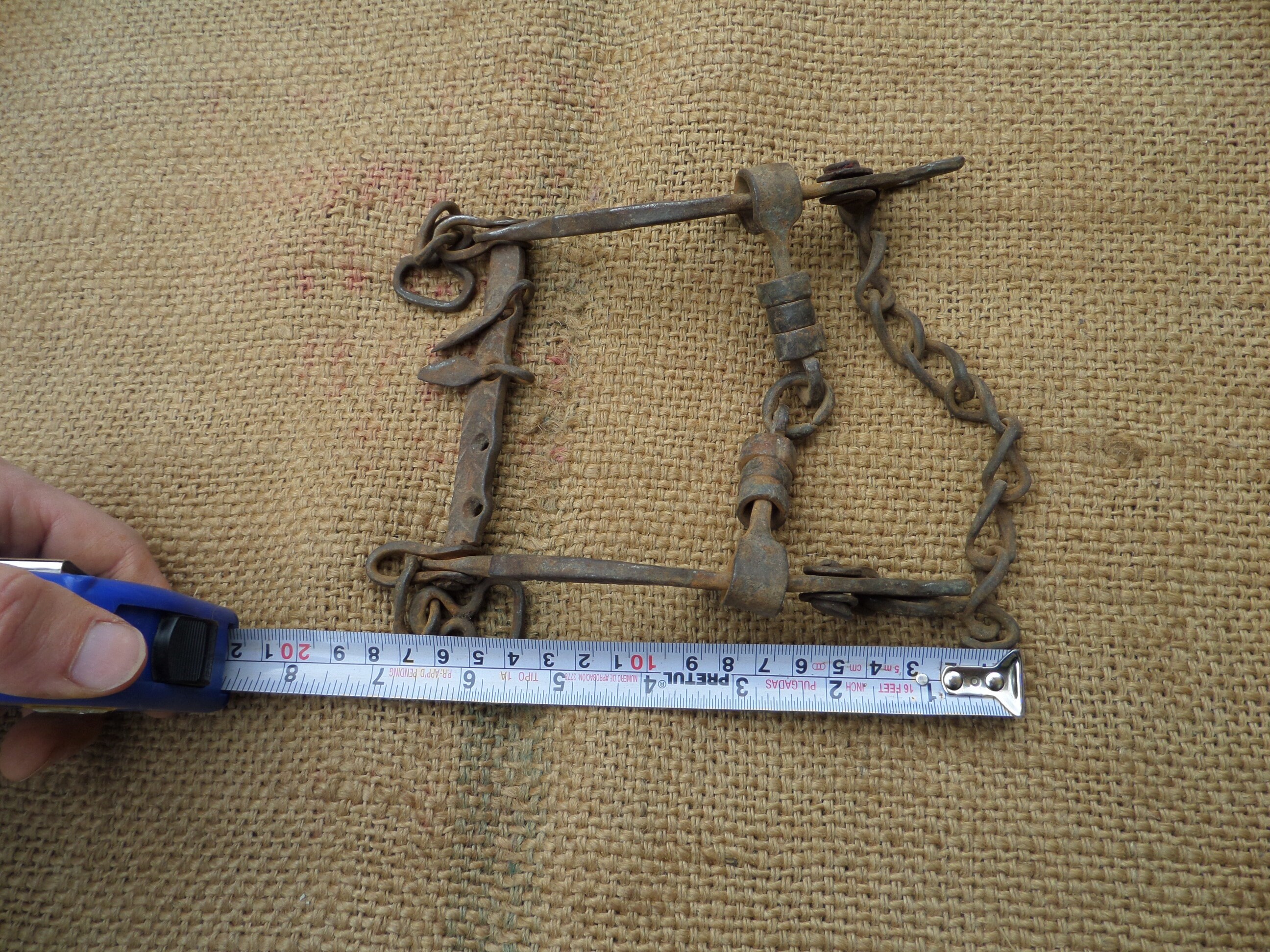 Antique Decorated Horse Harness Bit Ottoman Empire Hand Forged Iron ...