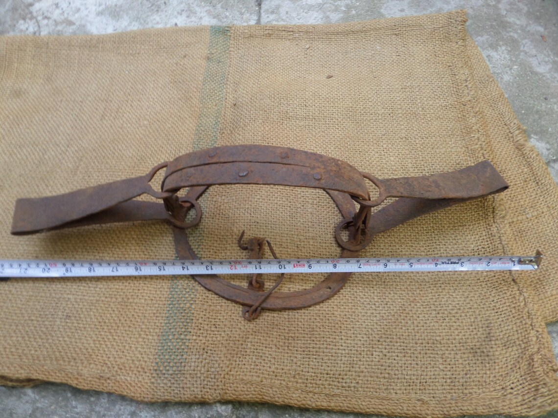 Antique Vintage Animal Trap Wrought Iron Blacksmith Hand Forged - Etsy