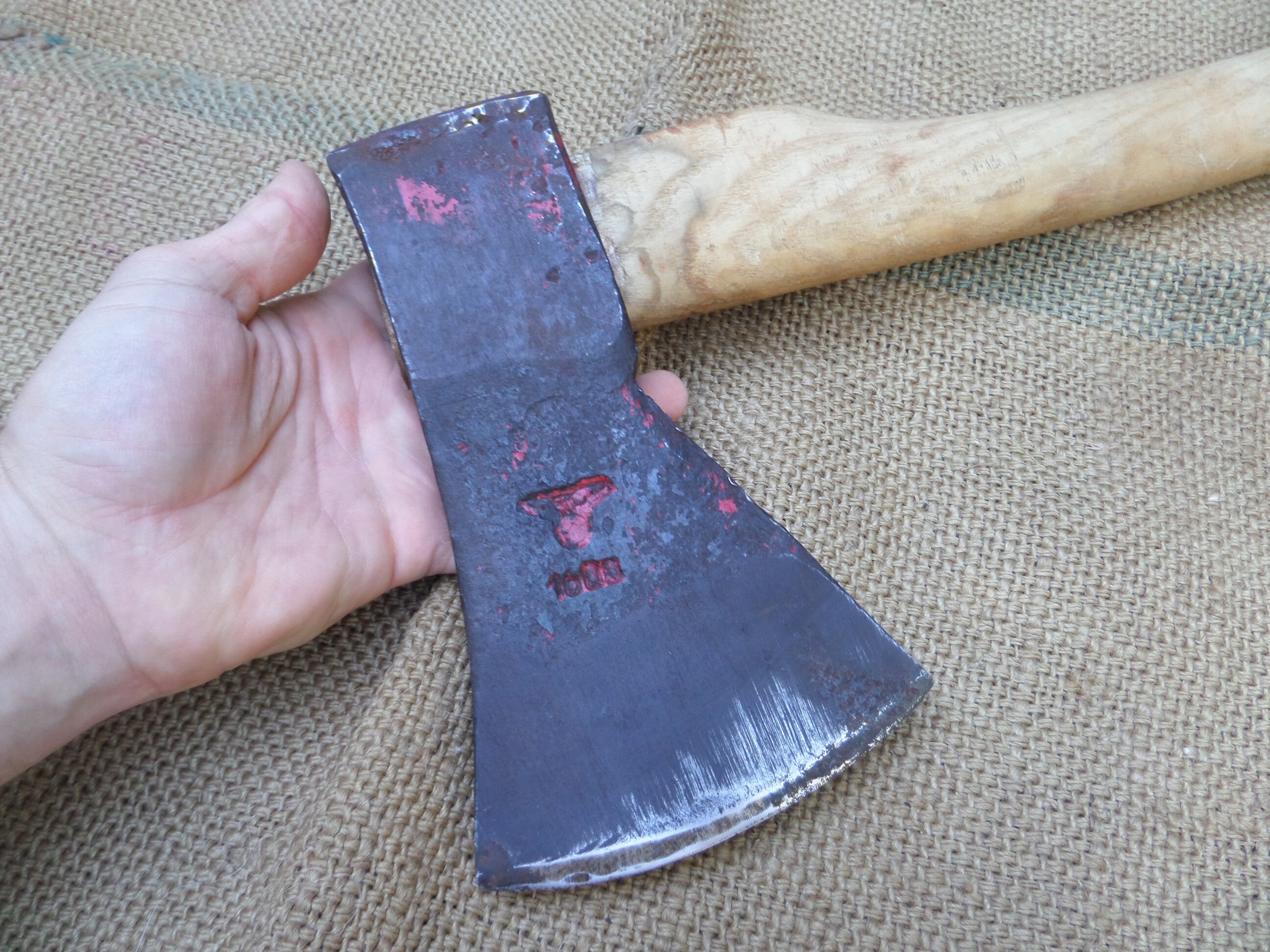 Big Vintage German Felling Axe Fores Hatchet Antique - Etsy