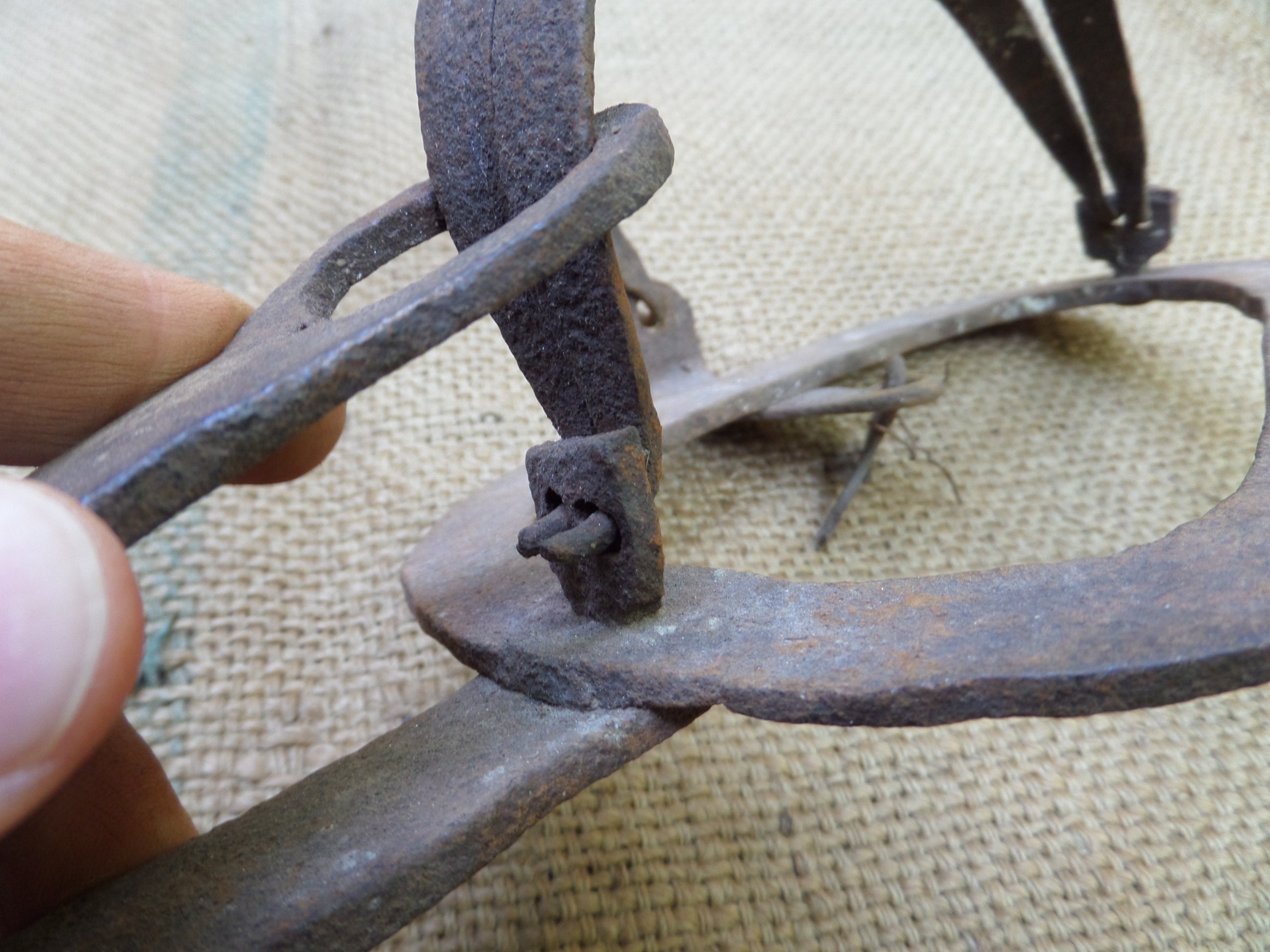 Antique Vintage Animal Trap Wrought Iron Blacksmith Hand Forged - Etsy