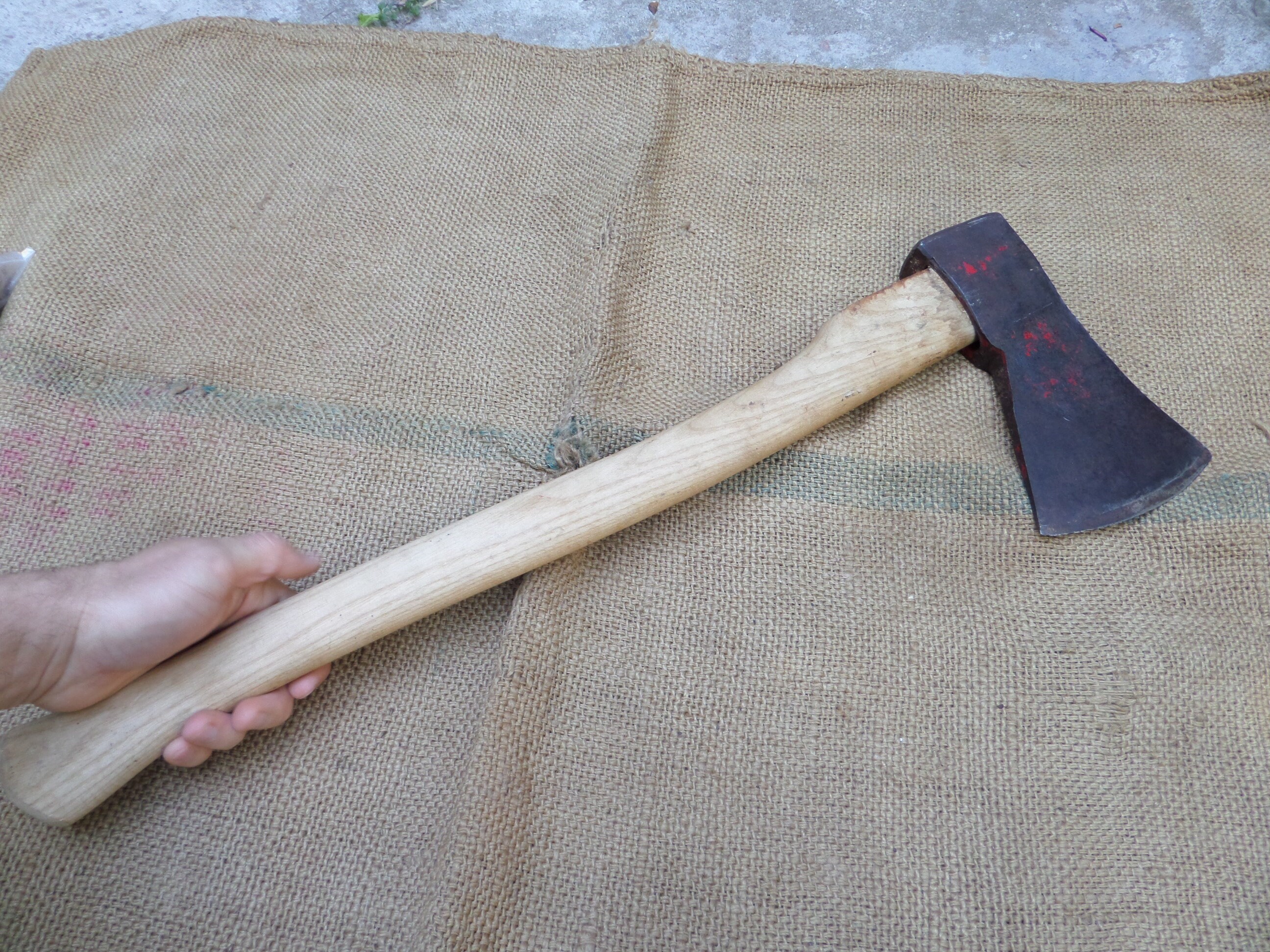 Big Vintage German Felling Axe Fores Hatchet Antique - Etsy