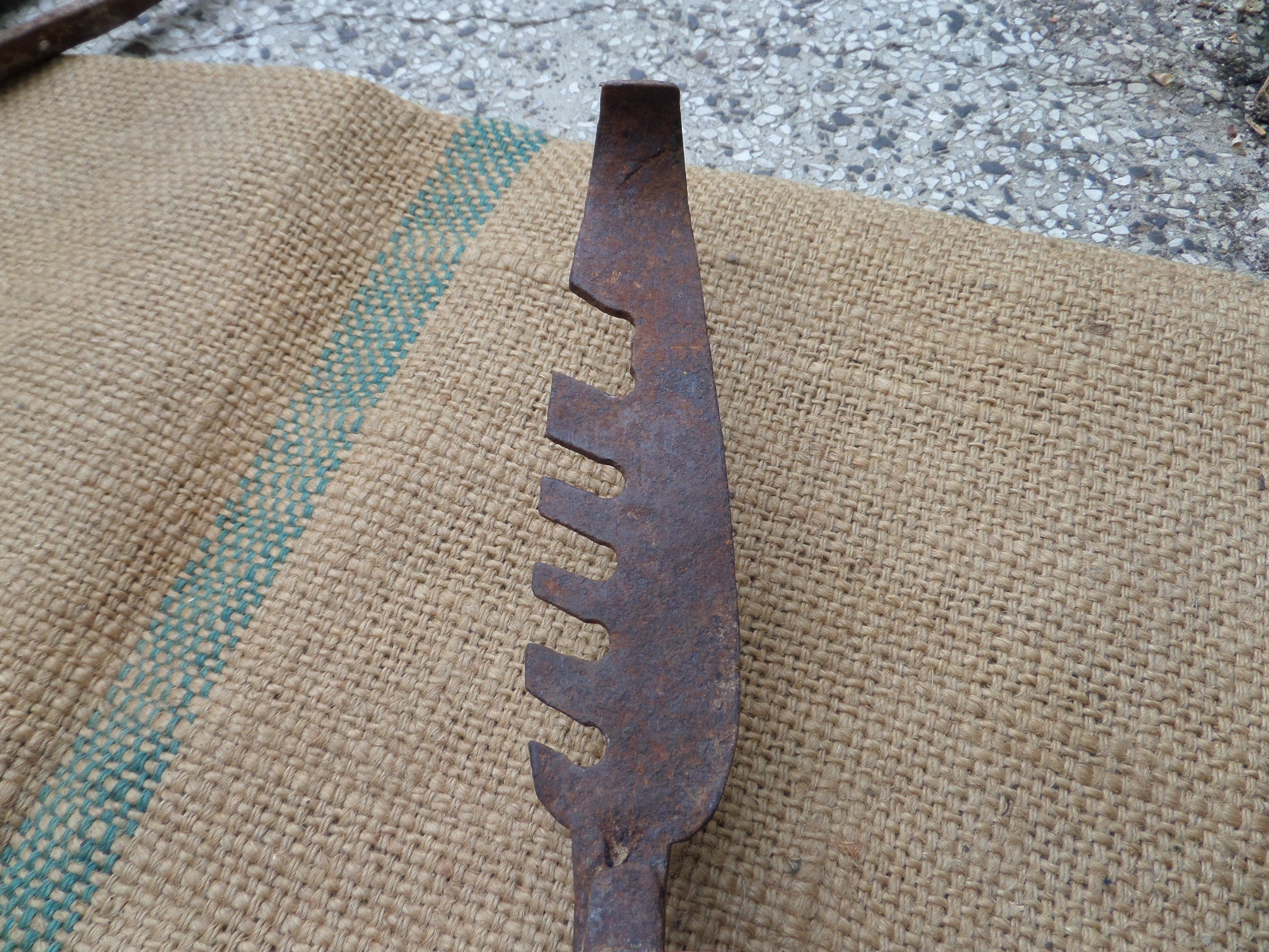 Very Rare Flagging Iron Coopers Tool Barrel Making Cooper's Antique ...