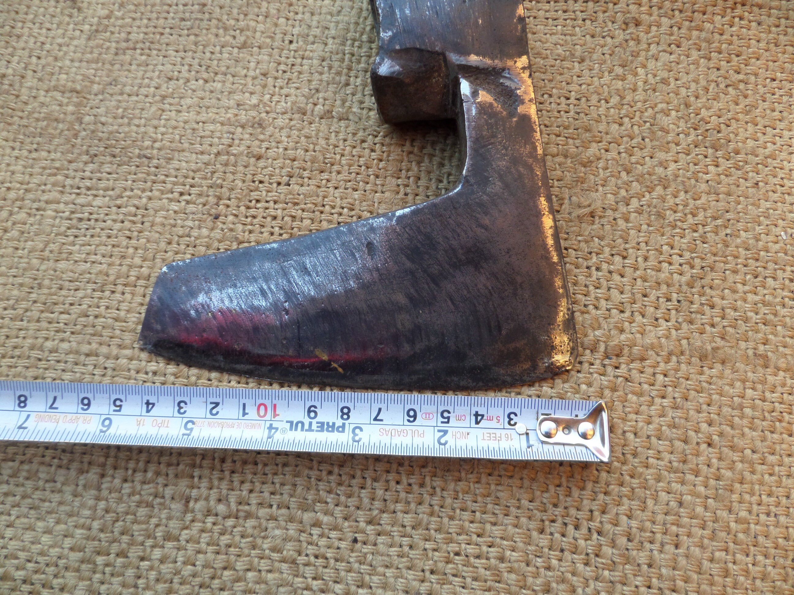 Antique Hand Forged Bearded Axe Head Vintage Hatchet Felling Splitting ...