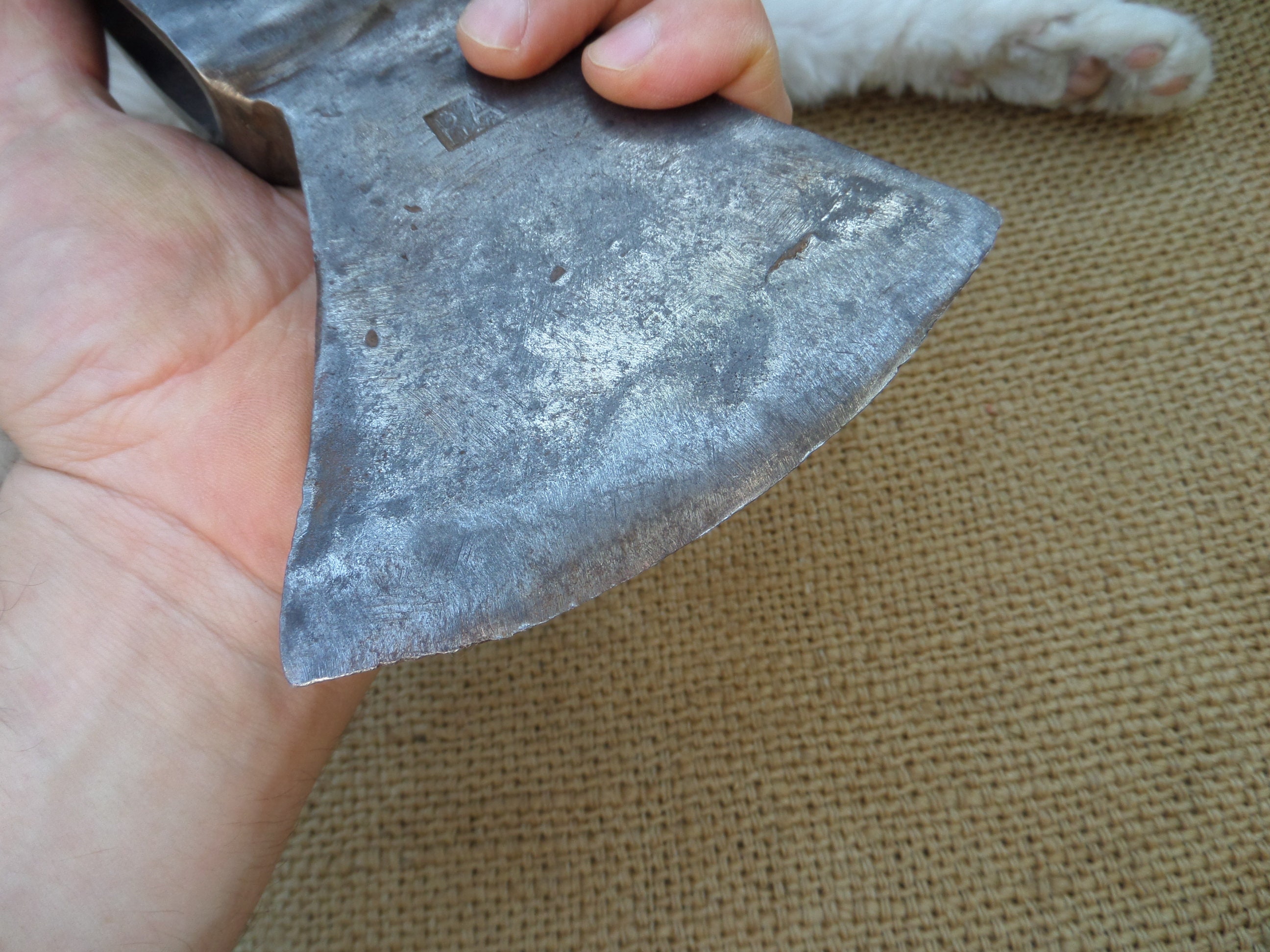 Rare Vintage German Felling Axe Head Woodworking Carpenter's Board Axe ...