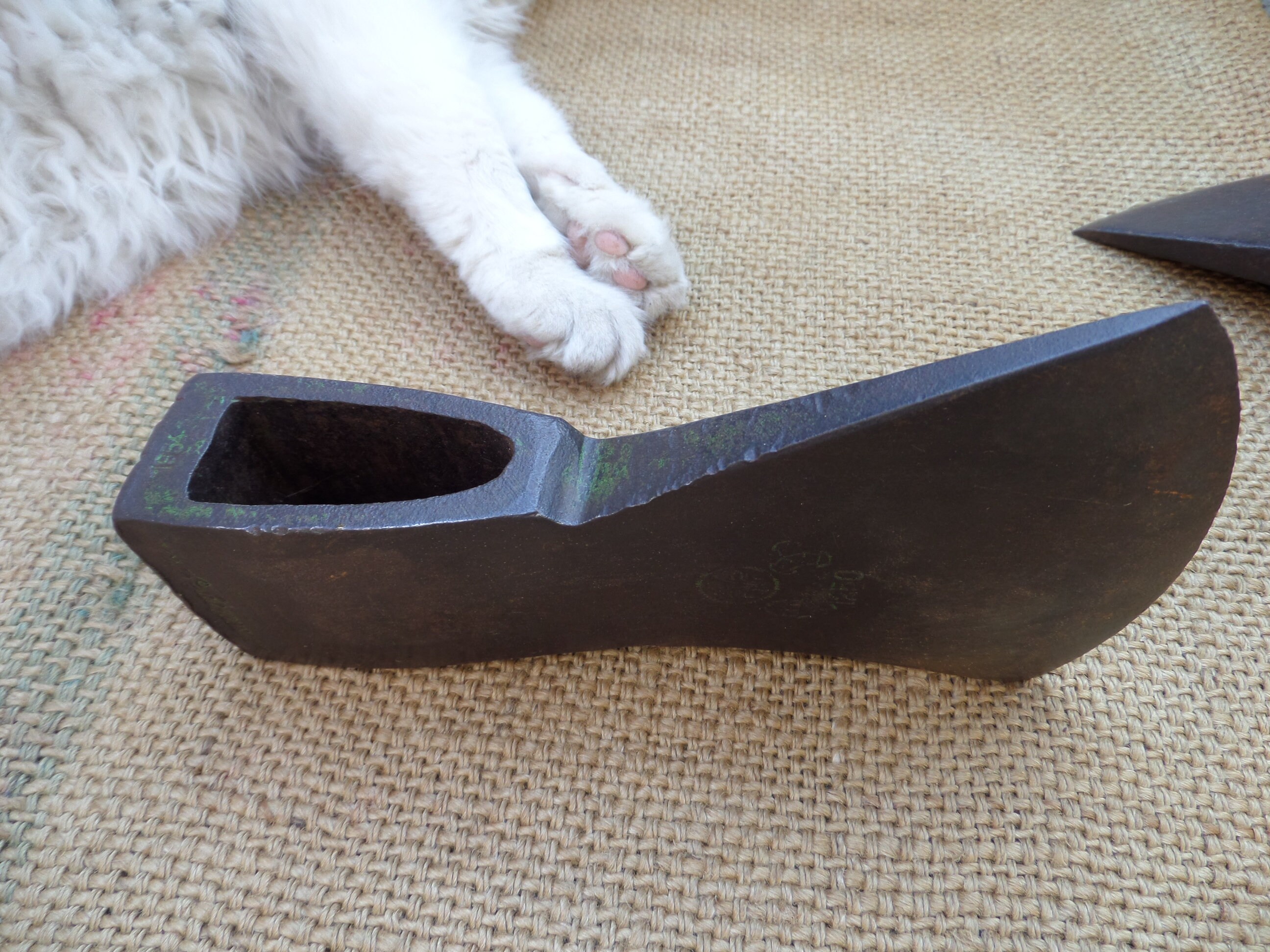 OCHSENKOPF Vintage German Felling Axe Head Woodworking Carpenter's ...