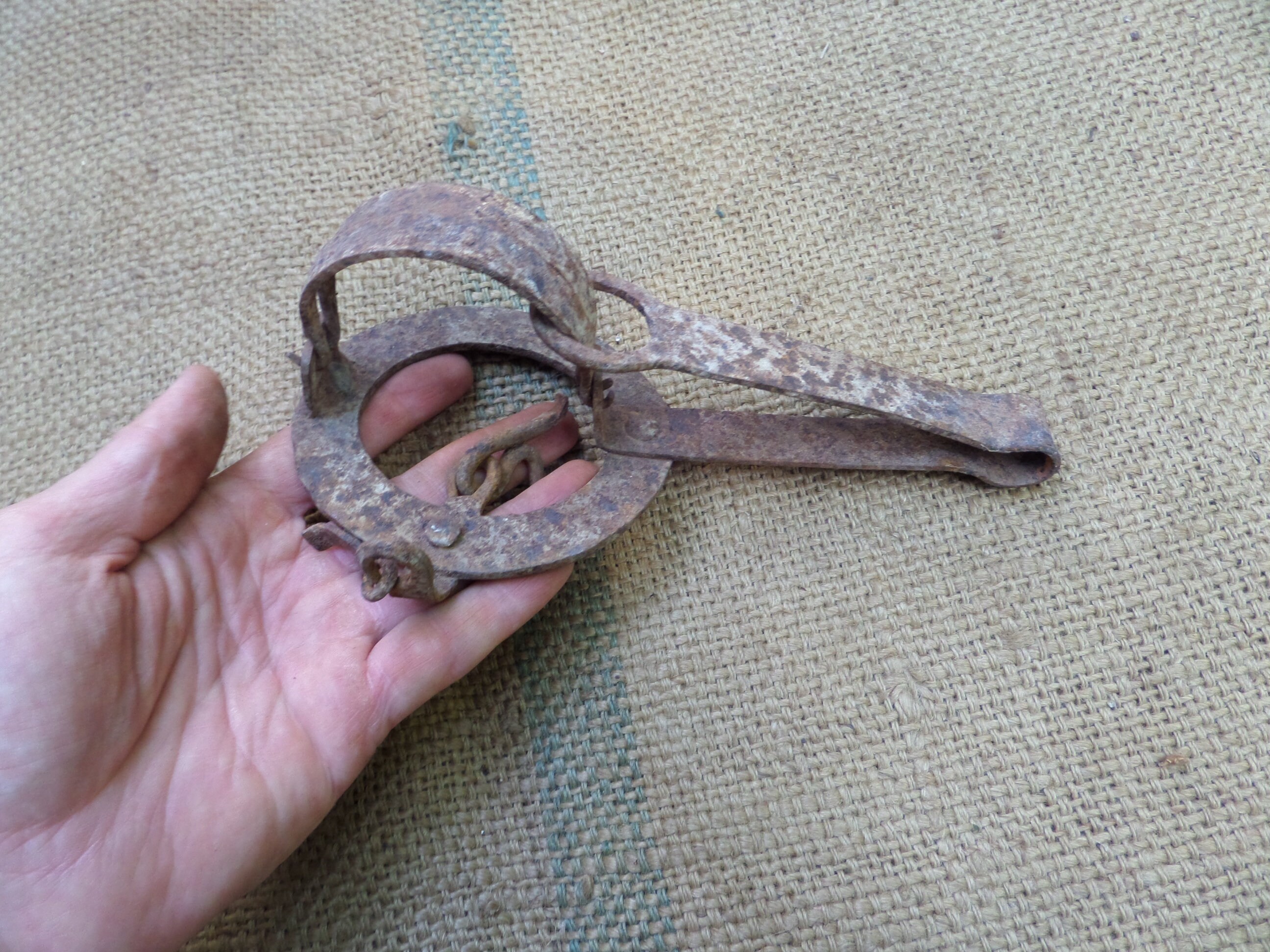 Small Antique Vintage Rat Mouse Mice Animal Trap Blacksmith Hand Forged ...