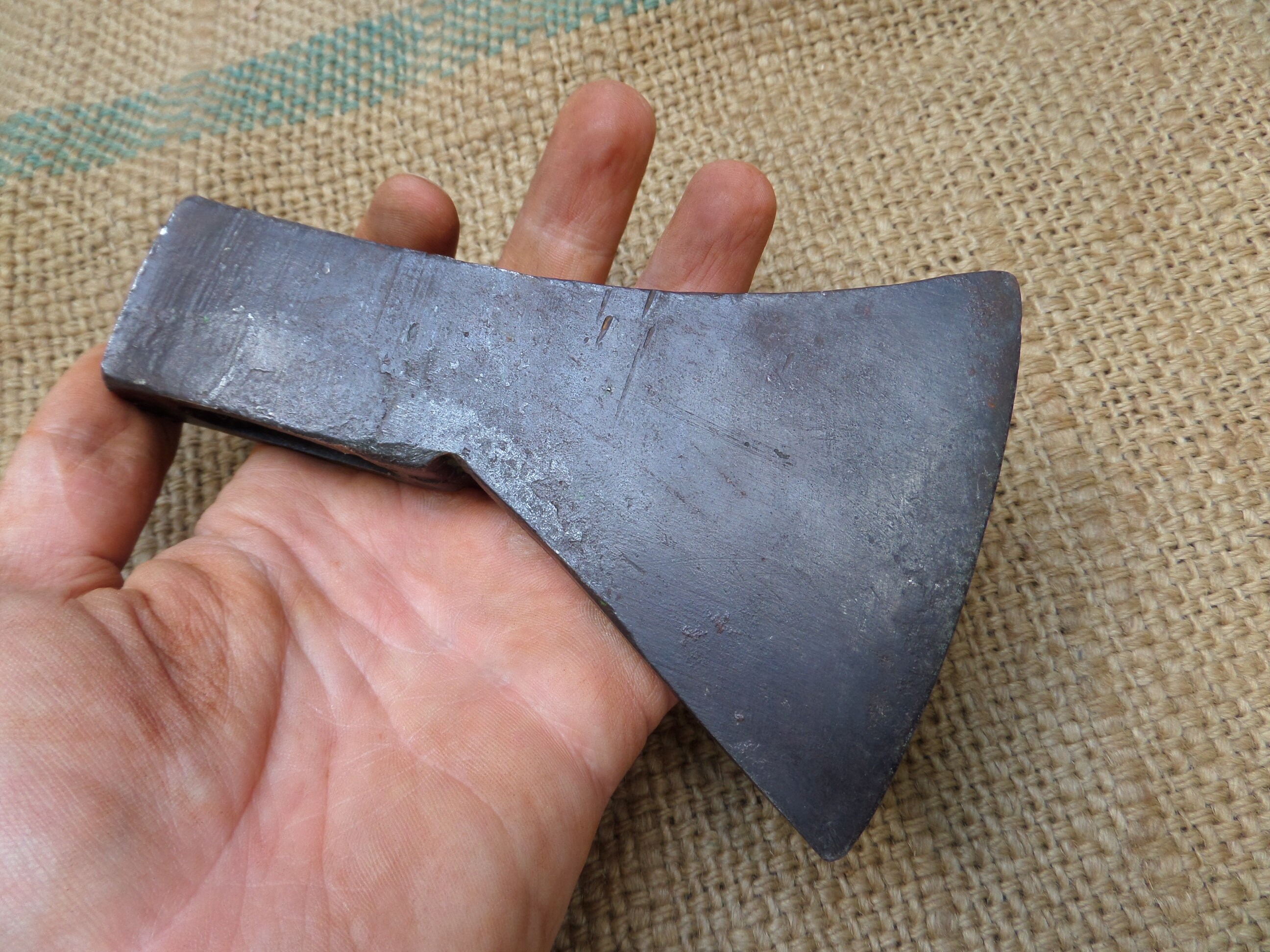 Rare Mini German Axe Head AUGUST HELSPER HELKO Hatchet Bushcraft ...