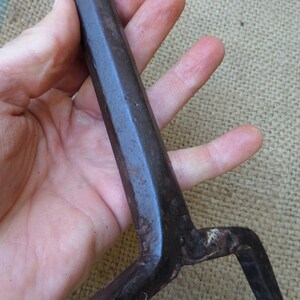 Antique Vintage Scythe Sickle Sharpening Peening Anvil Blacksmith Hand ...