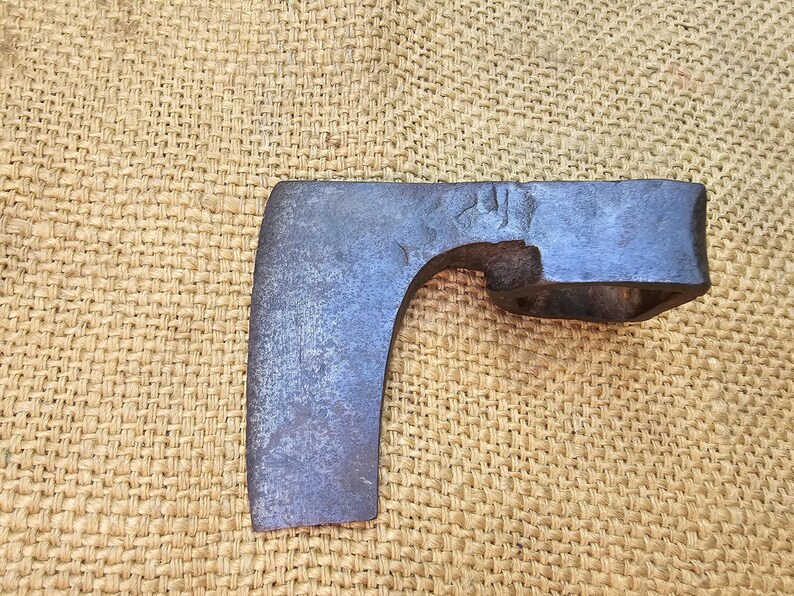 Small Mini Antique Hand Forged Axe Head Viking Hatchet Vintage - Etsy