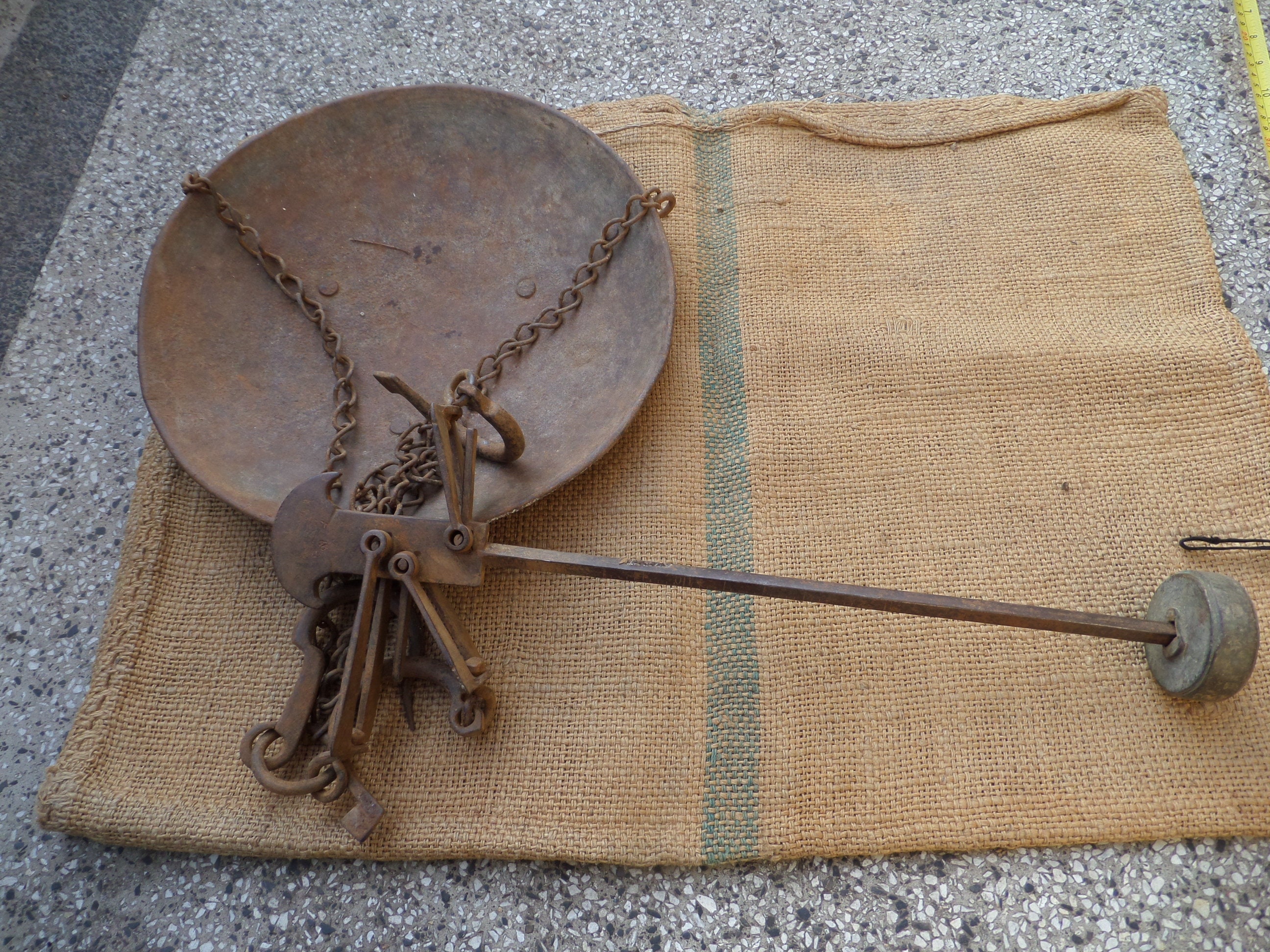 Vintage Steelyard Balance Scale - Etsy