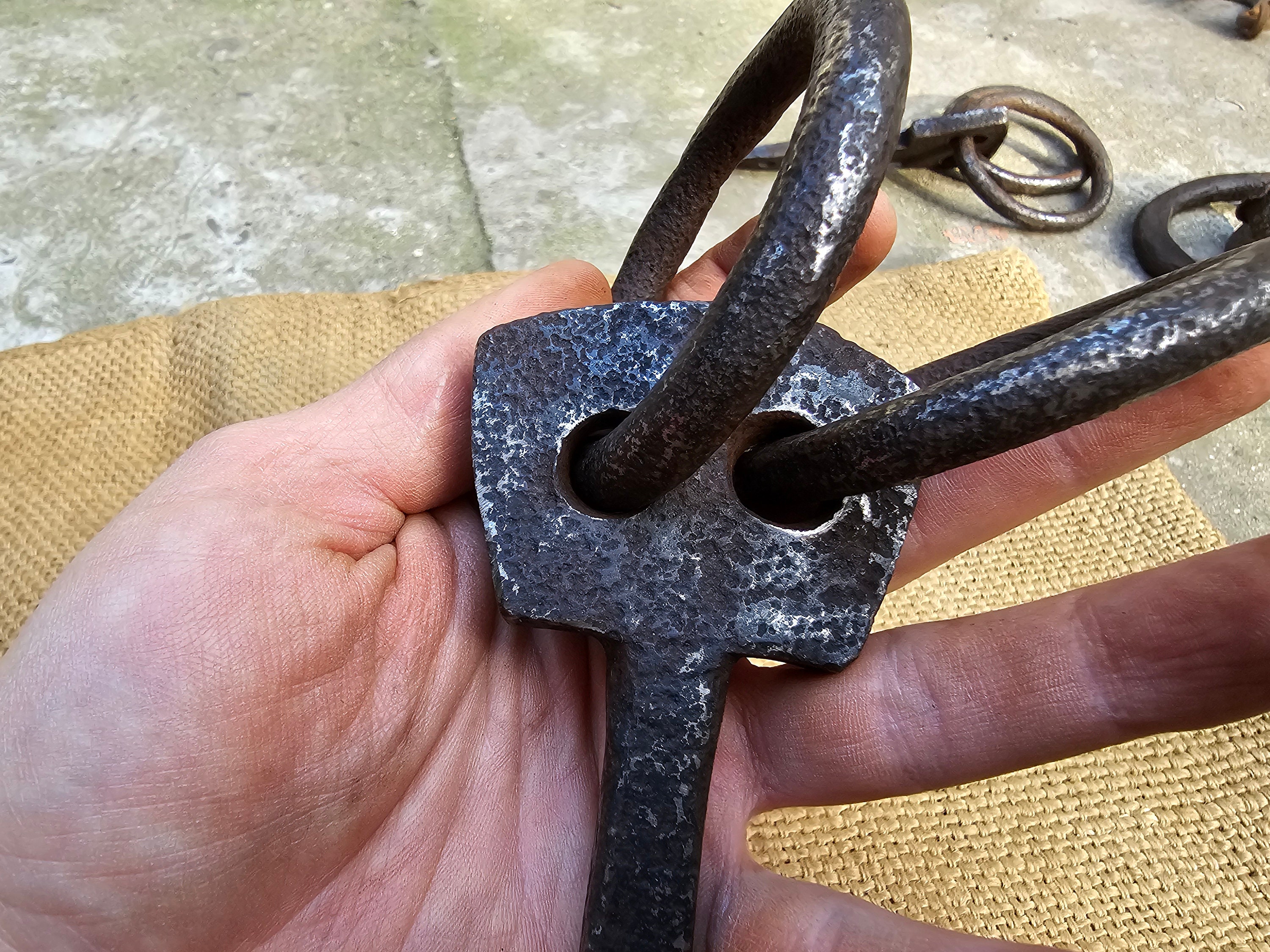 Vintage Antique Horse Tie Hitching Post Spike Rings - Etsy