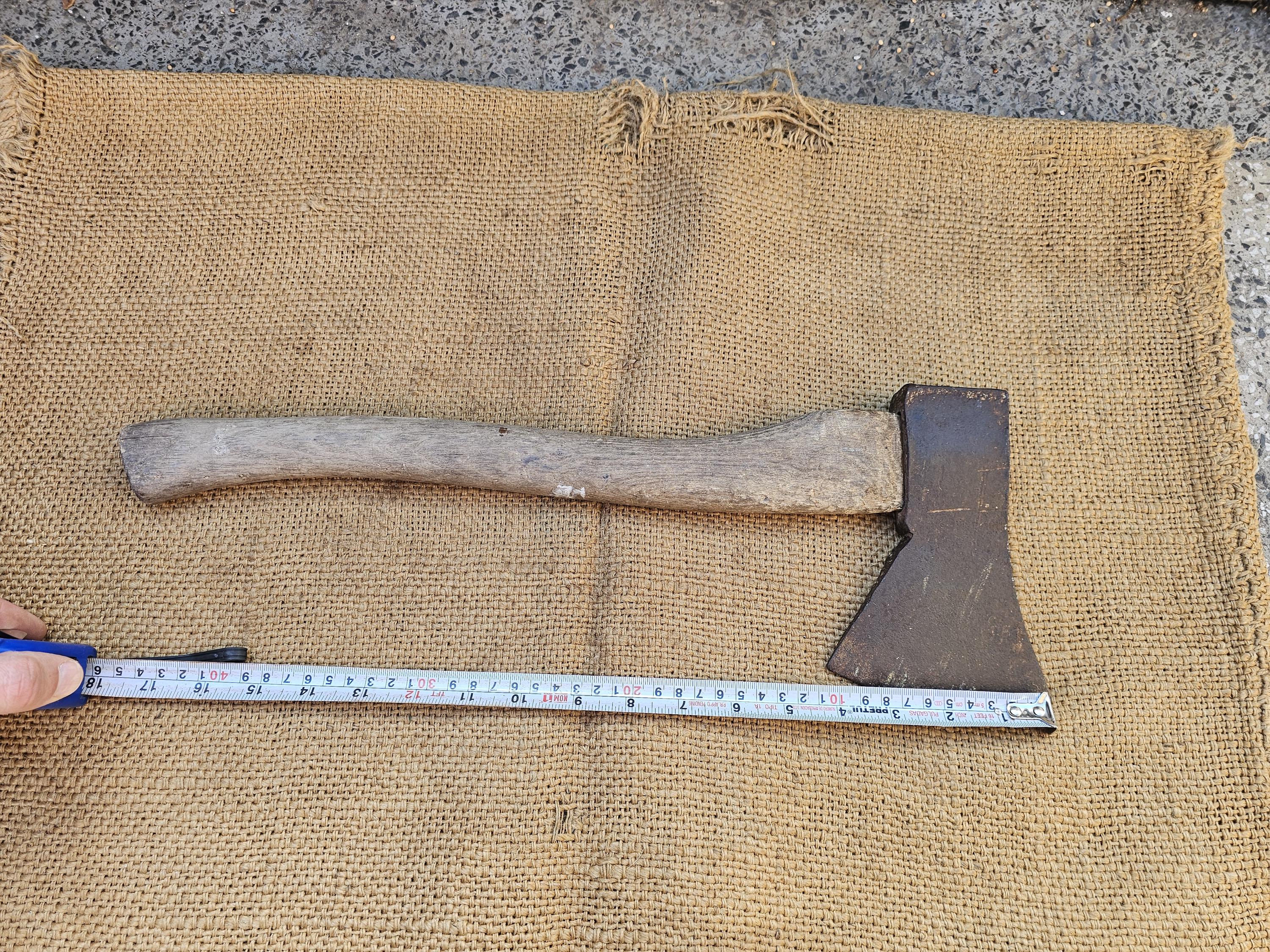 Rare Pre WWII Vinatge German Axe "time" Antique Hatchet Bushcraft ...