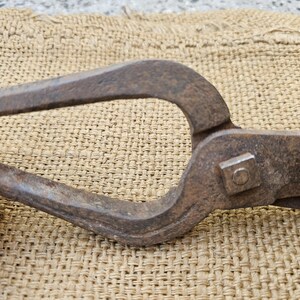 Rare Antique Blacksmith Hand Forged Tin Scissors Tinsmith Shears ...