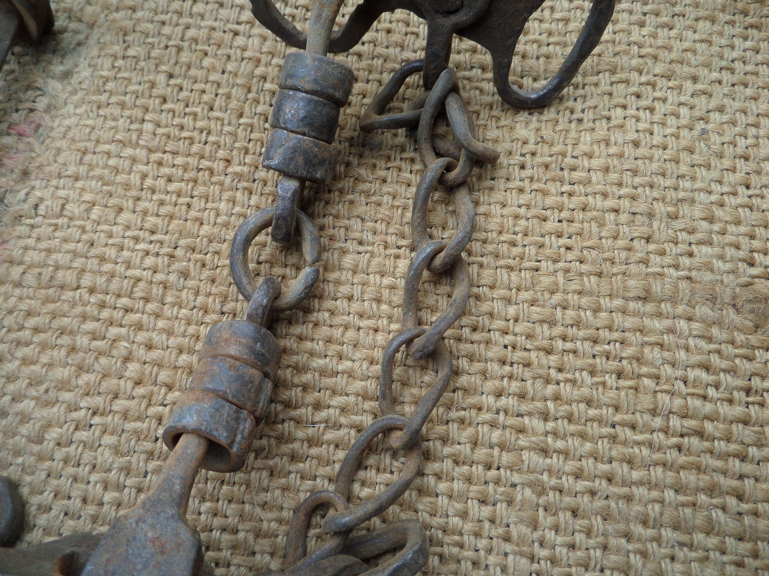 Antique Decorated Horse Harness Bit Ottoman Empire Hand Forged Iron ...