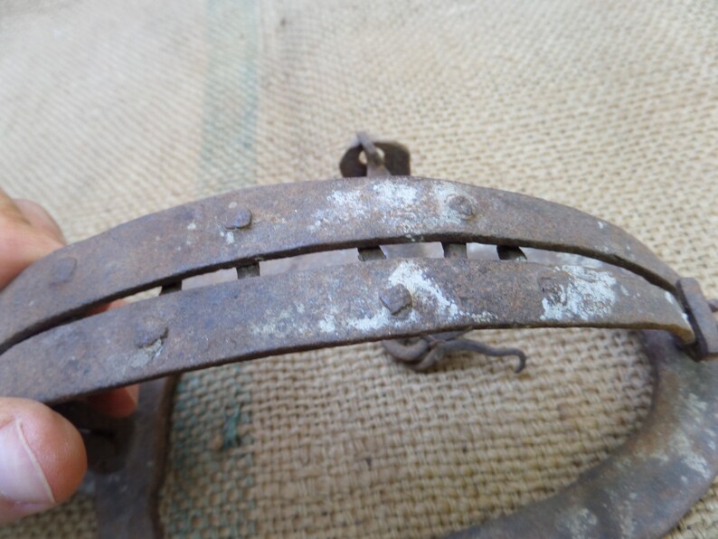 Antique Vintage Animal Trap Wrought Iron Blacksmith Hand Forged - Etsy