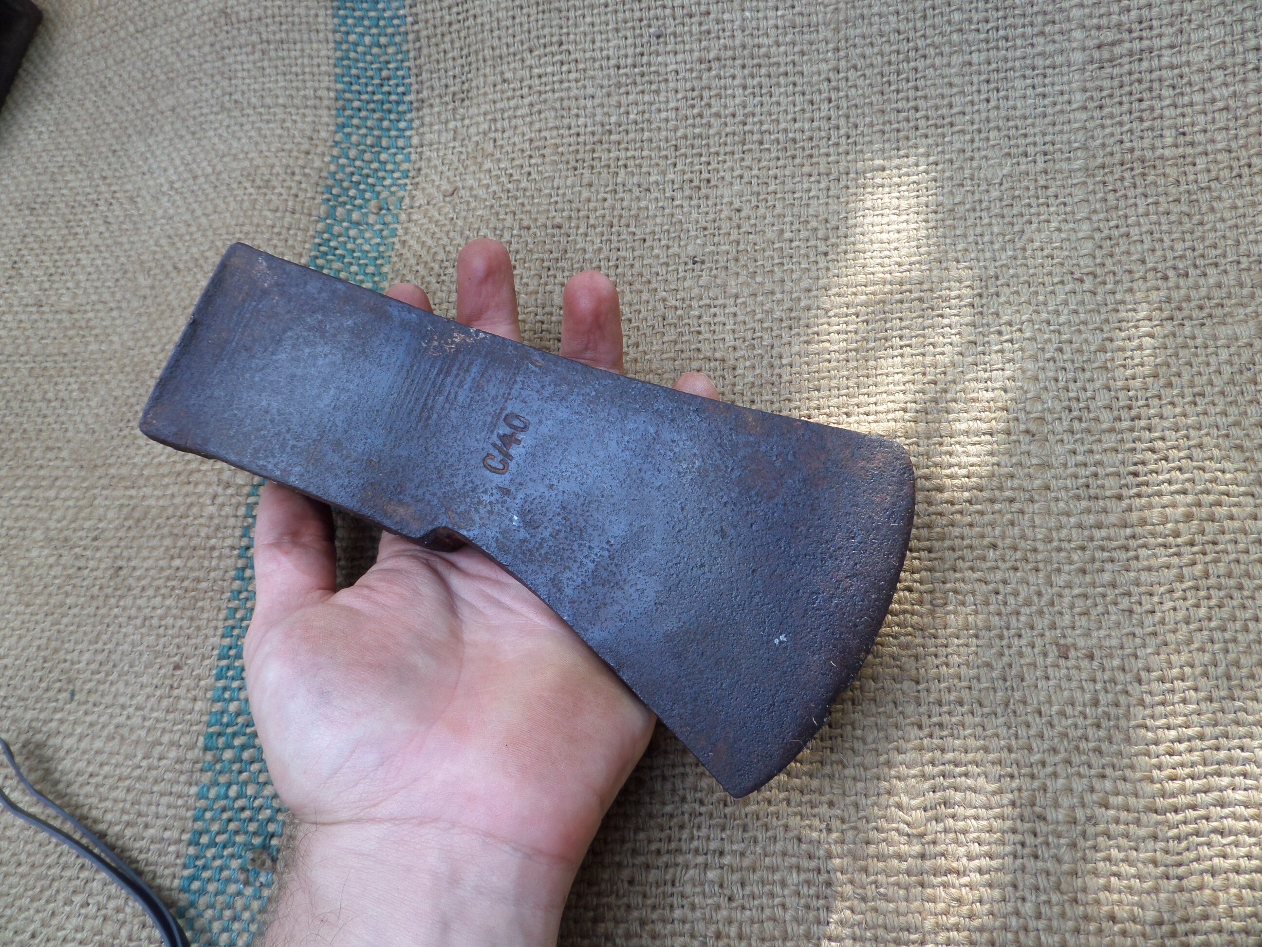Large 3,5 Lb. J. WIEBELHAUS Vintage Axe Head Hatchet Bushcraft ...