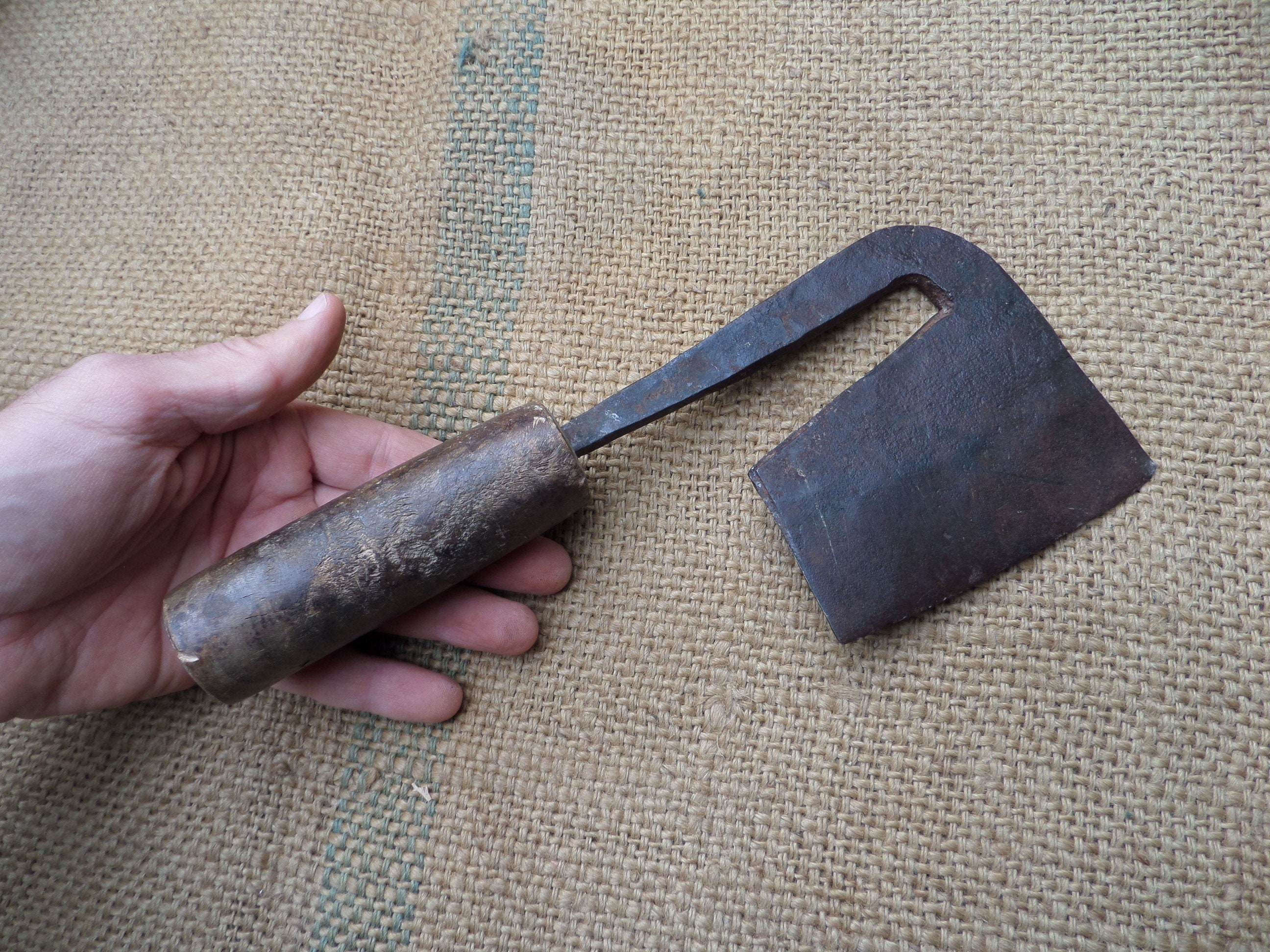 Antique Hand Foregd Chef Cleaver Mattock Hatchet Axe - Etsy