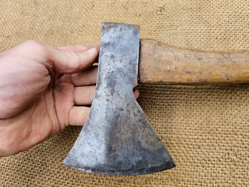 Small Mini Rheniland Vintage German Axe Head Hatchet Antique Bushcraft ...