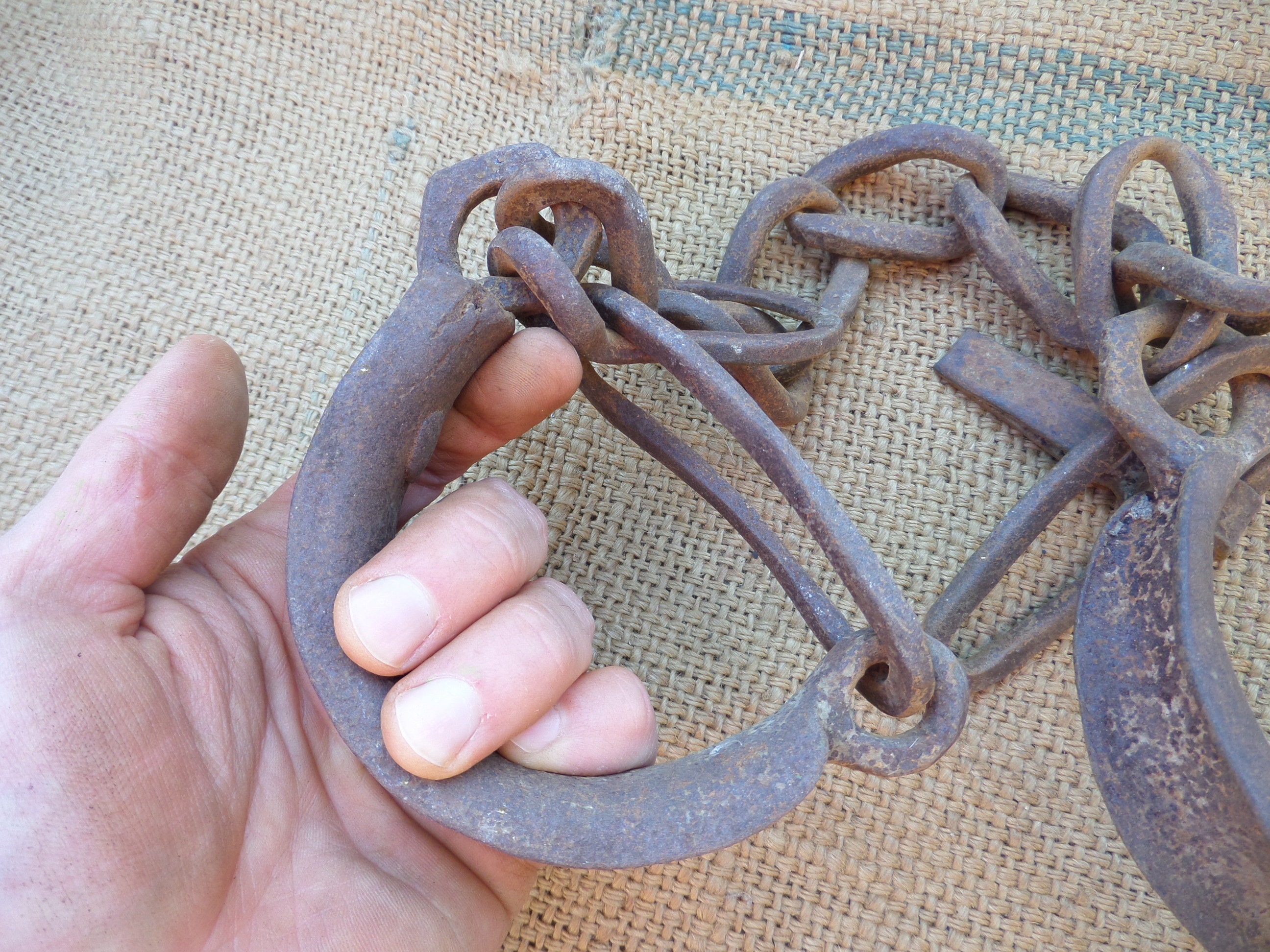 Ottoman Empire Rare Slave Shackles Legcuff Cuff Leg Iron Slave Trade ...