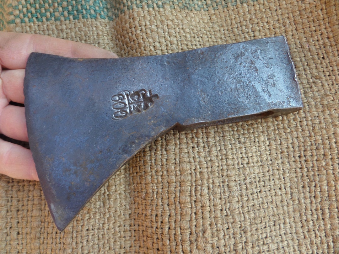 Curious! Small Vintage German "werco" Axe Head Hatchet Woodcraft ...