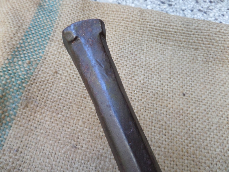 Antique Vintage Scythe Sickle Sharpening Peening Anvil Blacksmith Hand ...