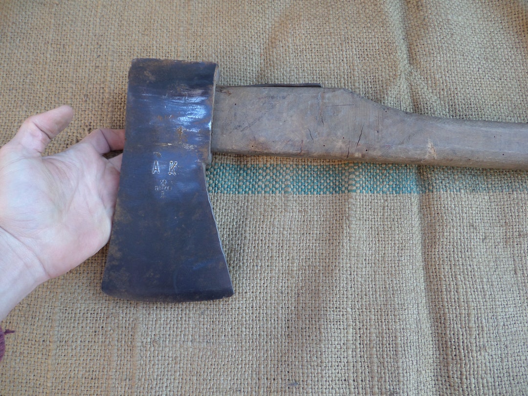 Scarce Huge 6 Lb. Vintage Antique German Axe Felling Splitting Logging ...