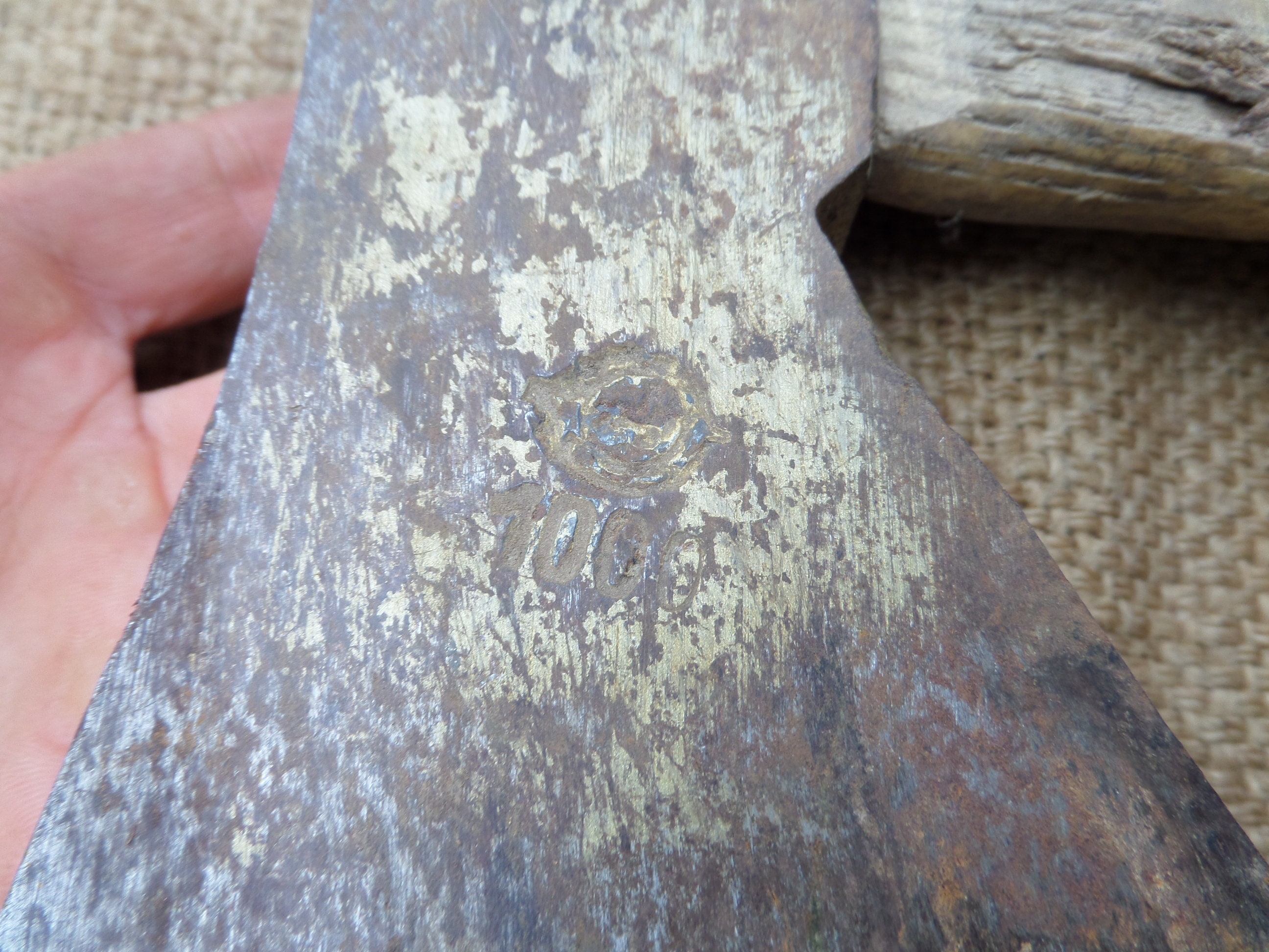 Small Vintage " Wiebelhaus & Co " German Axe Hatchet Wood Carving ...