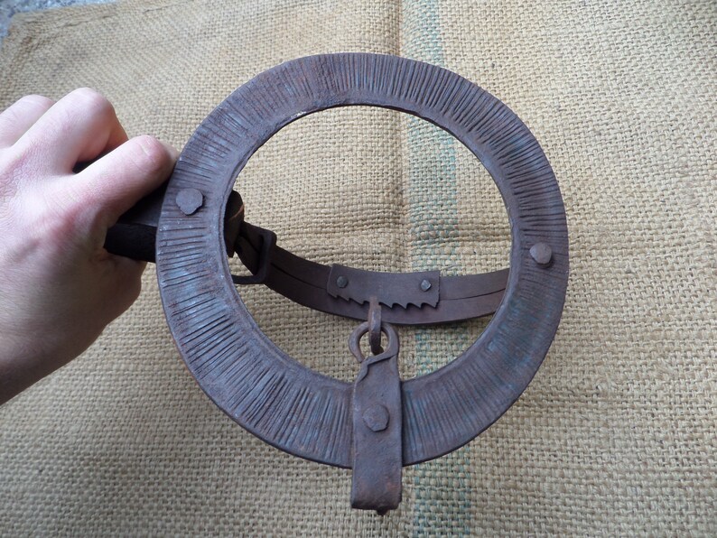 Vintage Hand Forged Hunting Animal Trap Antique Antique - Etsy