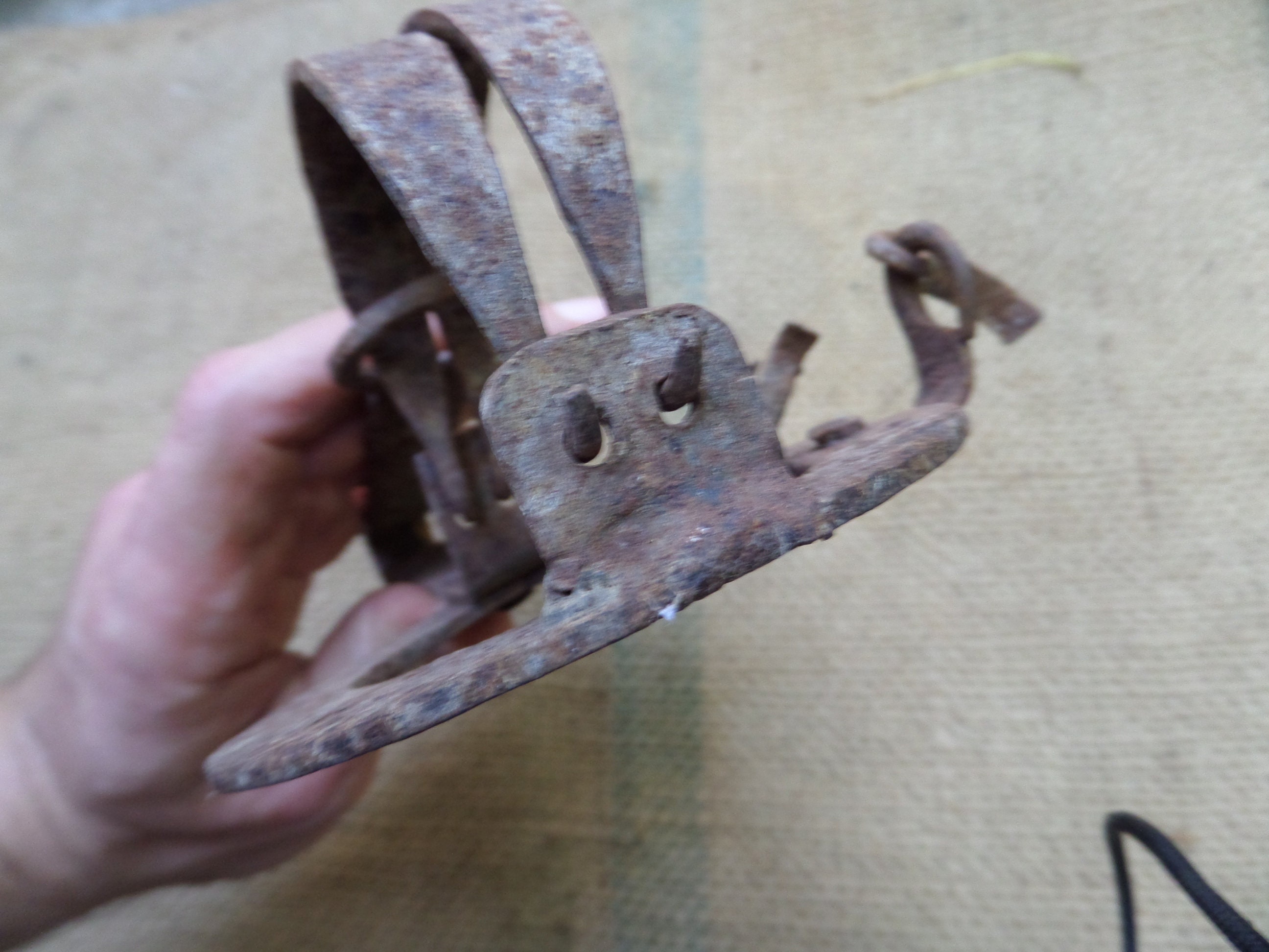 Small Antique Vintage Rat Mouse Mice Animal Trap Blacksmith Hand Forged ...