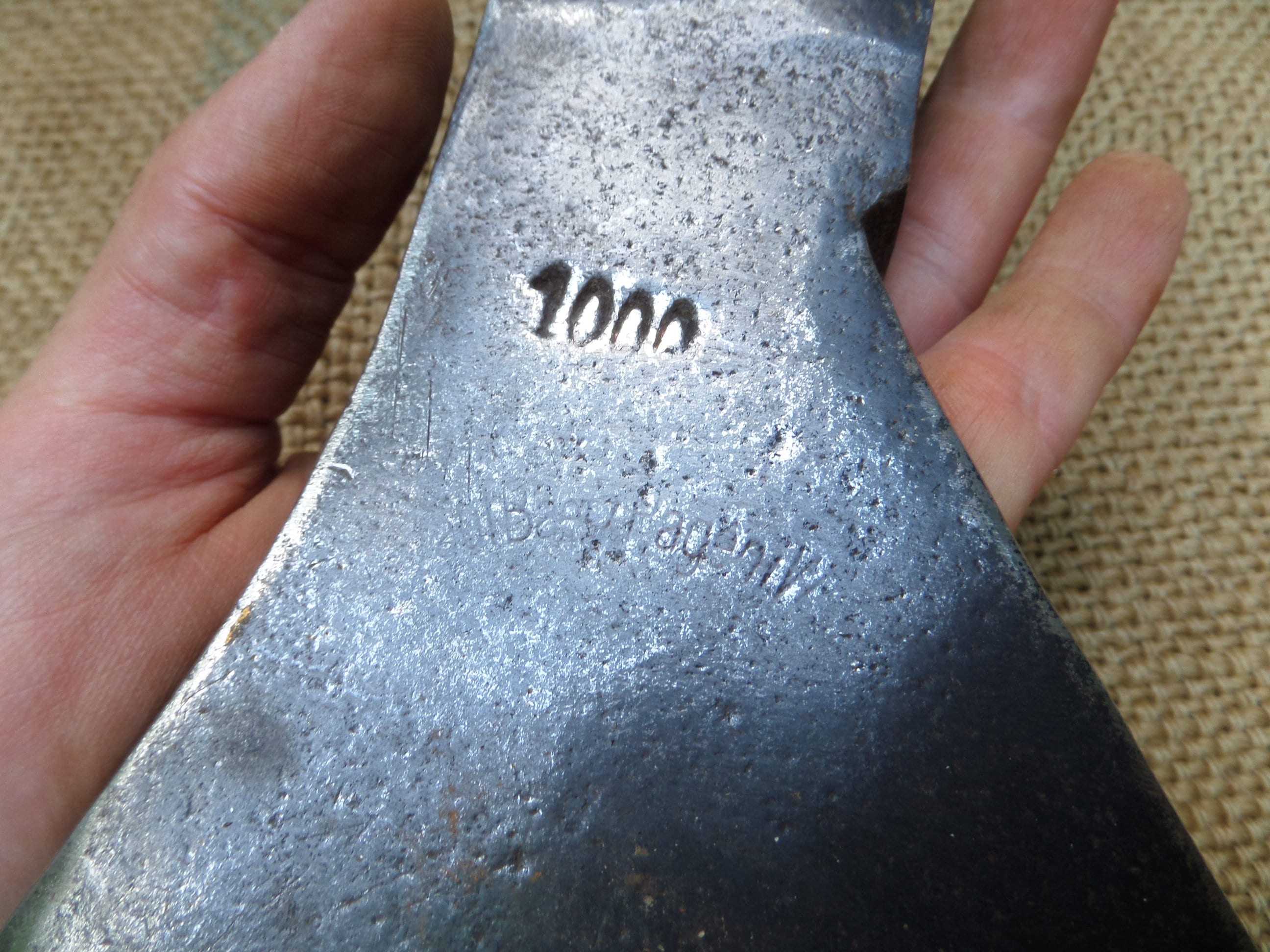 Rare Vintage German Axe Head Hatchet Felling Woodworking Carpenter's ...