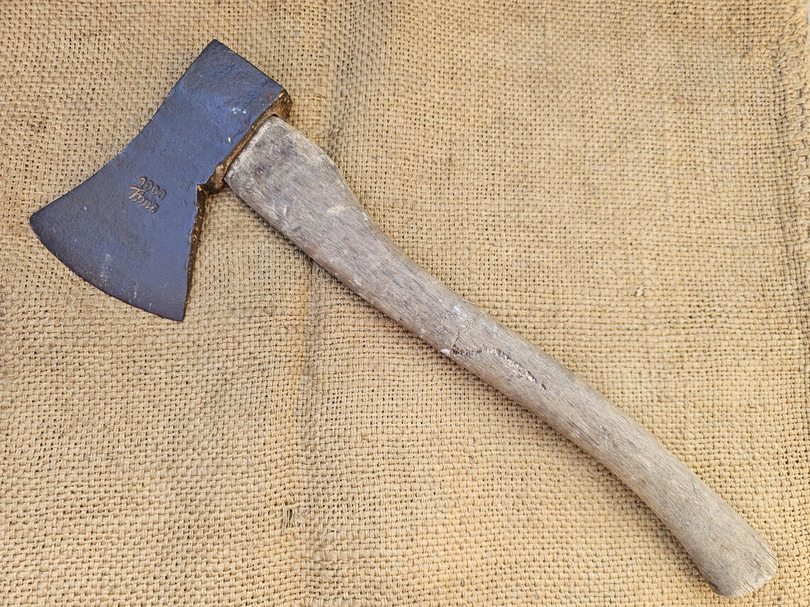 Rare Pre WWII Vinatge German Axe "time" Antique Hatchet Bushcraft ...