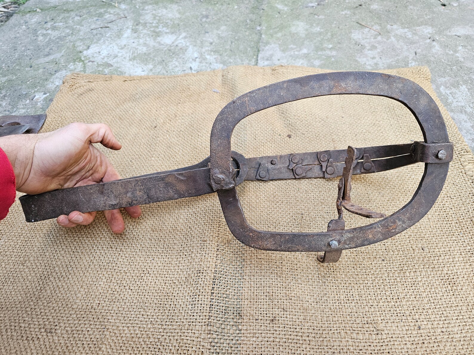 Antique Vintage Animal Trap Wrought Iron Blacksmith Hand Forged - Etsy