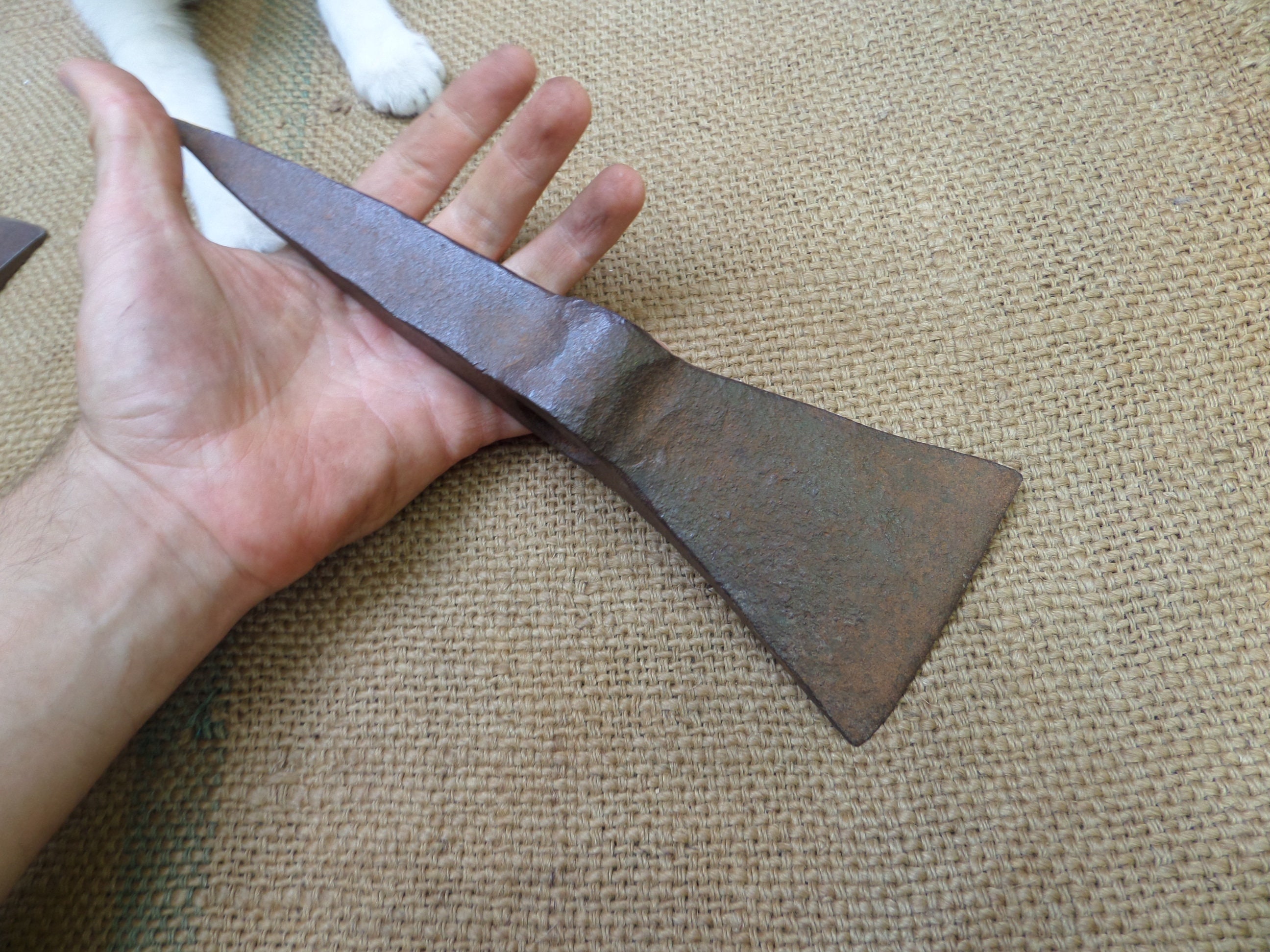 Antique Blacksmith Hand Forged Tomahawk Pickaxe Axe Vinatge - Etsy