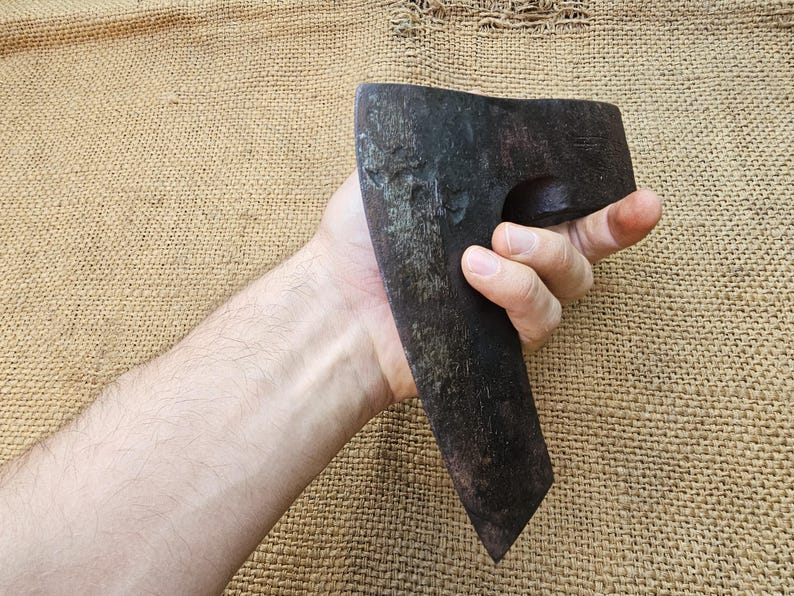 Large Antique Vinatge Bearded Axe Head Viking Bushcraft Felling ...
