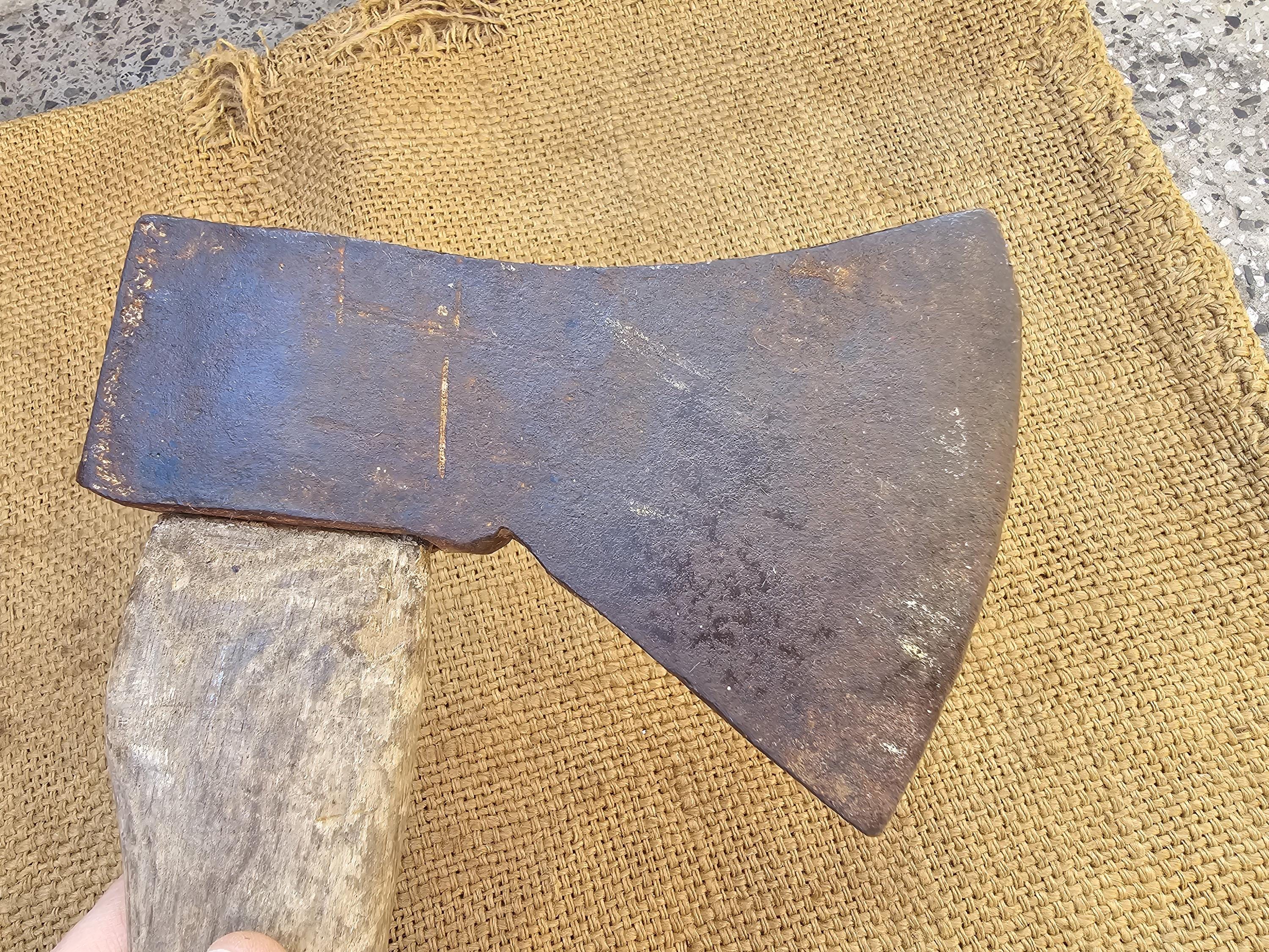 Rare Pre WWII Vinatge German Axe "time" Antique Hatchet Bushcraft ...