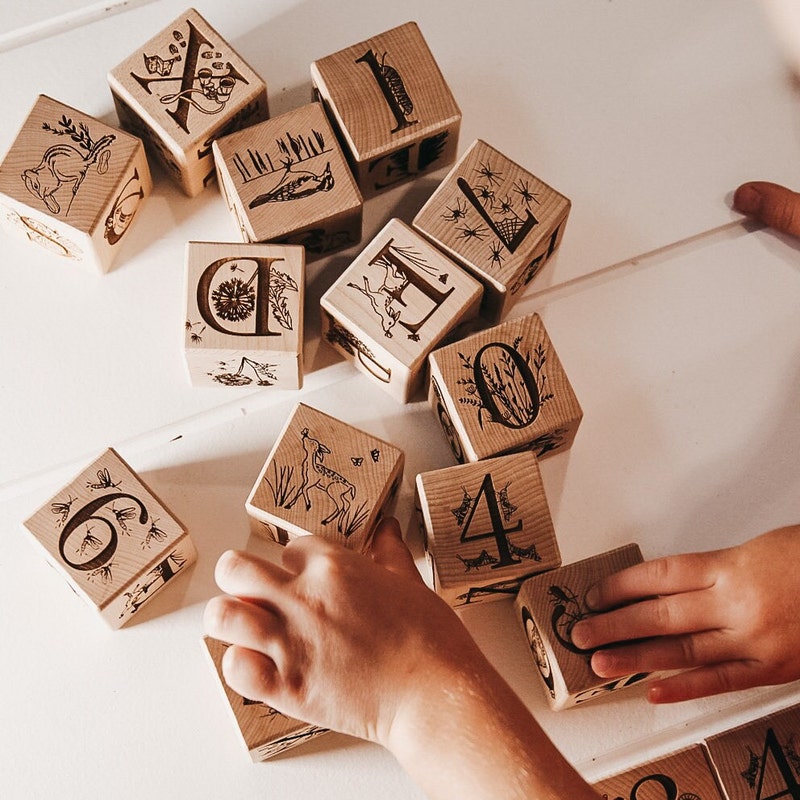 Wooden Blocks Decor - Etsy