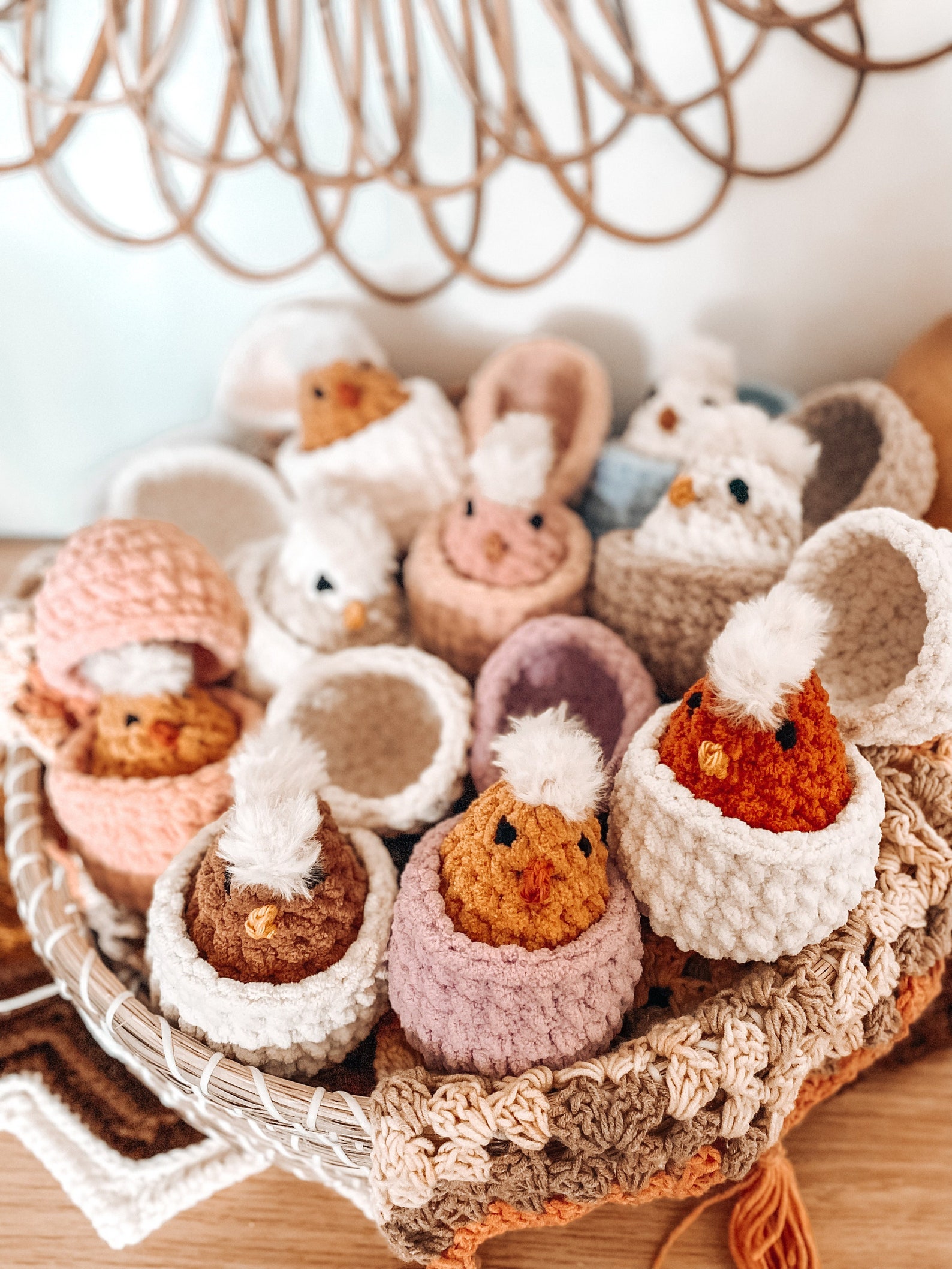 Hatcher the Hatching Chick / Easter Basket Stuffer / Crochet Chicken ...