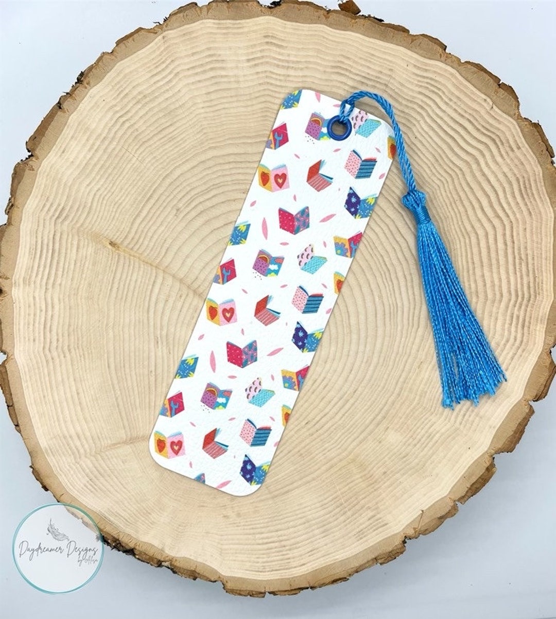 Books Faux Leather Bookmark Reader Bookworm Book Lover Gift Mom Friend ...