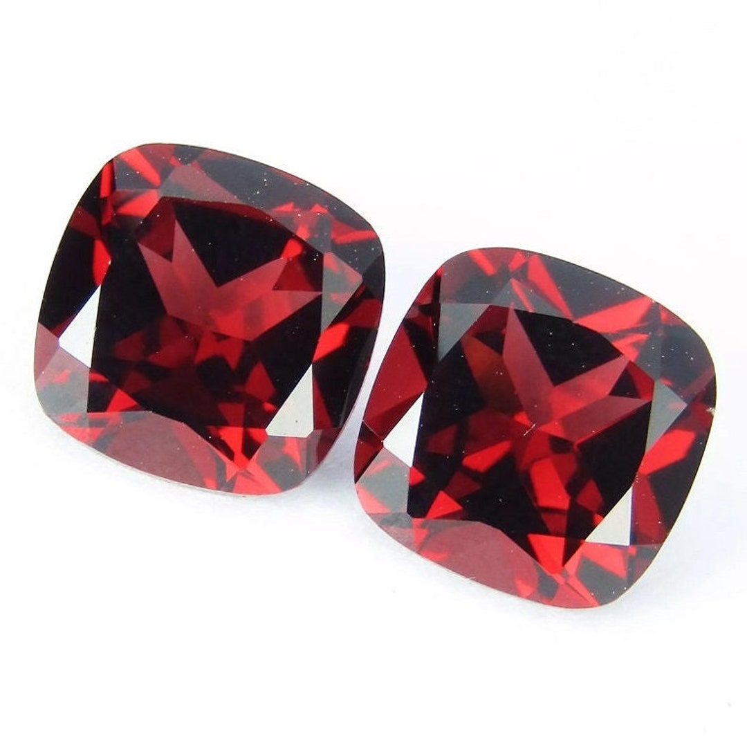 NATURAL PYROPE ALMANDINE GARNET_ 5.10 Ct & 8x8x5mm_ Natural Red Garnet ...