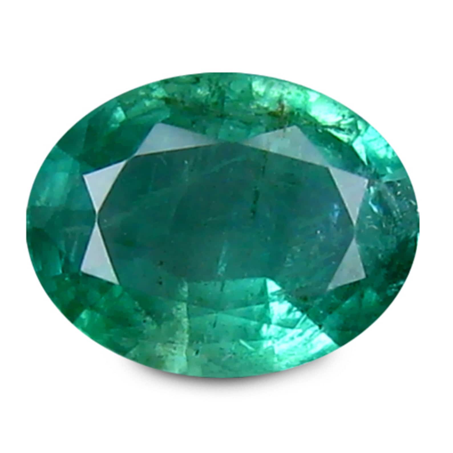 NATURAL EMERALD 8/6mm Oval Cut Gemstone pour Emerald Ring | Etsy